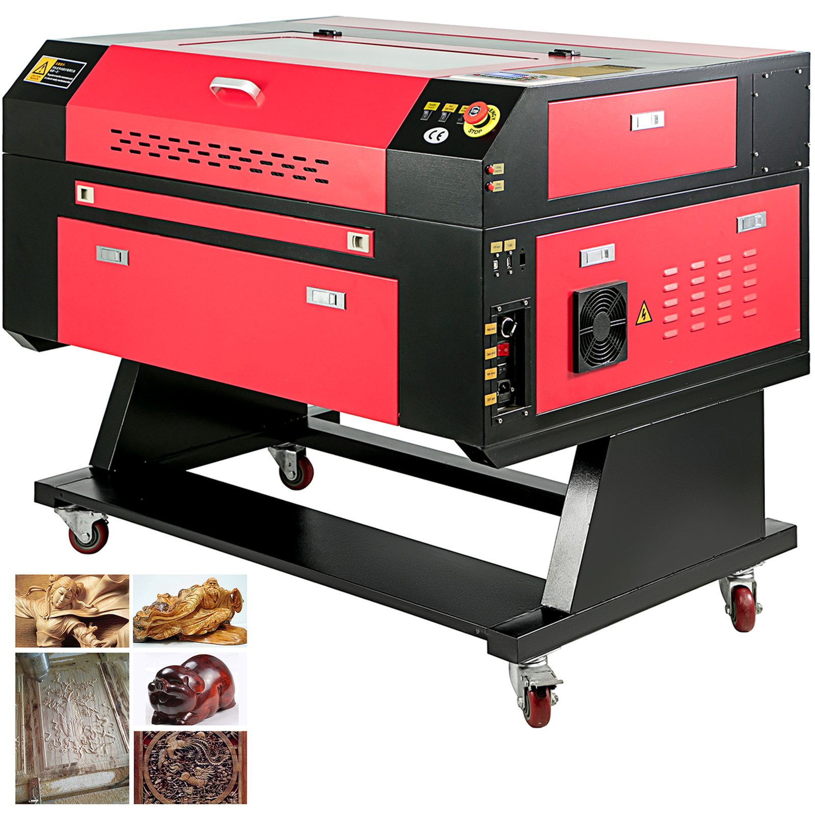 CO2 Laser Graviermaschine 80W Hochpräzise Schneider Lasergravur ...