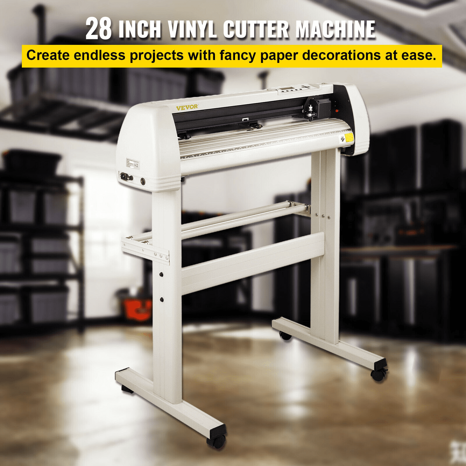 VEVOR Schneideplotter 720 mm Folienplotter Plotter Vinyl Schneideplotter mit Sign Master Plotter ...