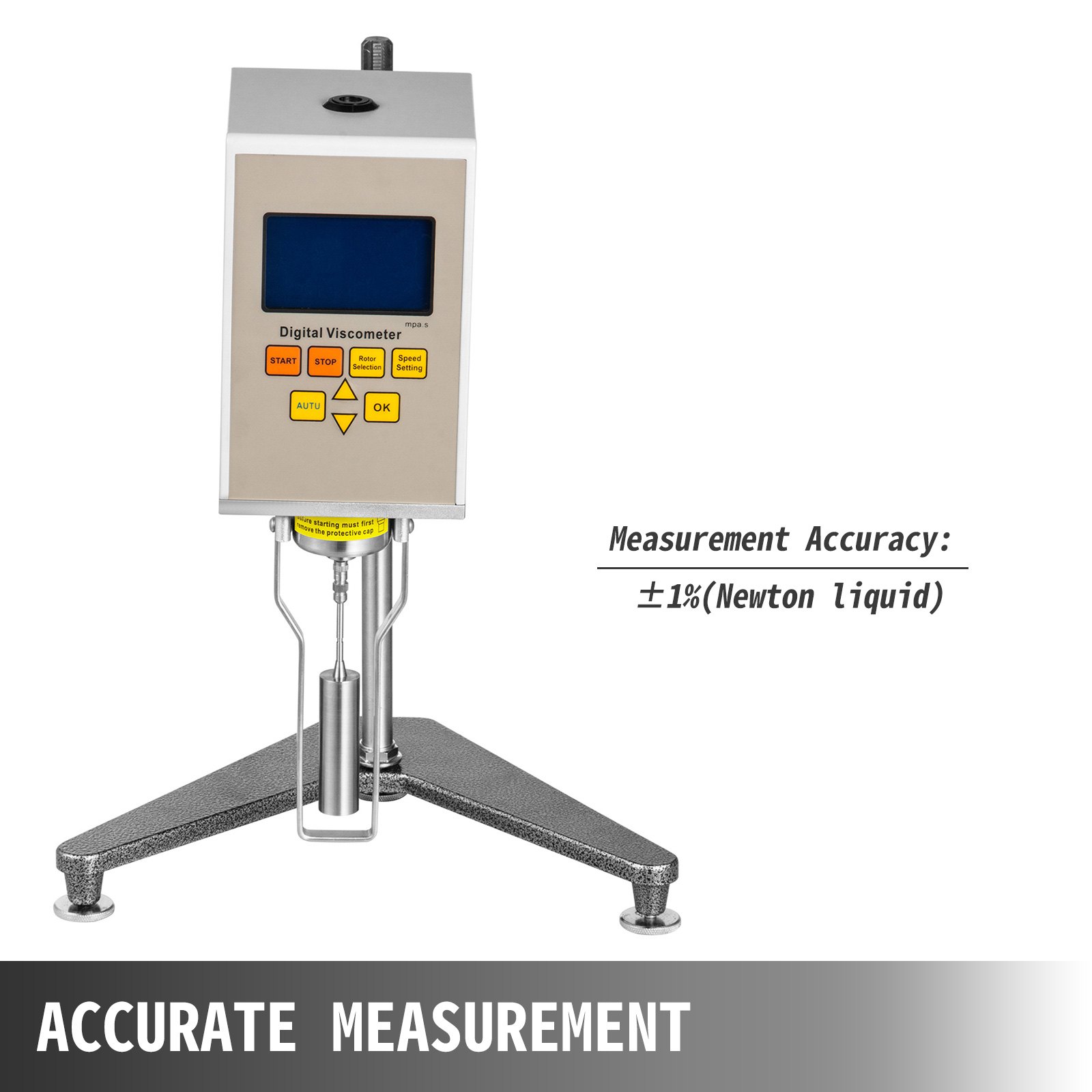 VEVOR Viskosimeter NDJ-5S Digitales Rotationsviskosimeter 1-100000 mPa ...