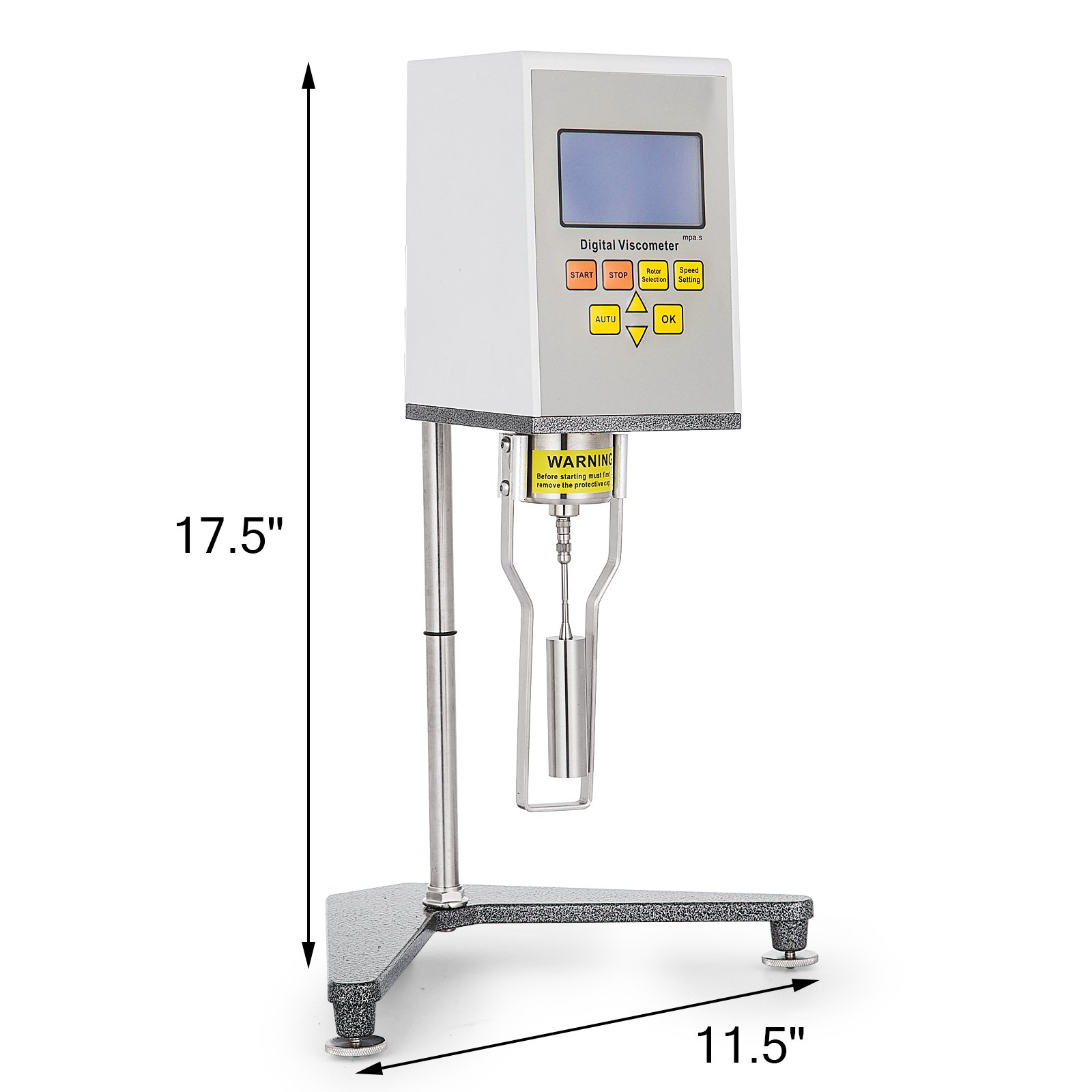 VEVOR Viskosimeter NDJ-9S Digitales Rotationsviskosimeter 10-600000000 ...