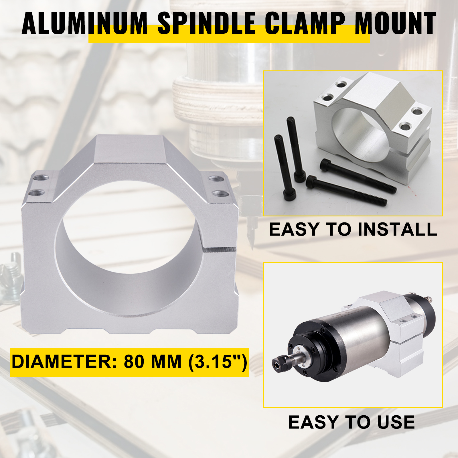 Vevor Er20 Spindelmotor Frässpindel 2.2 Kw Wassergekühlte Cnc Spindle ...