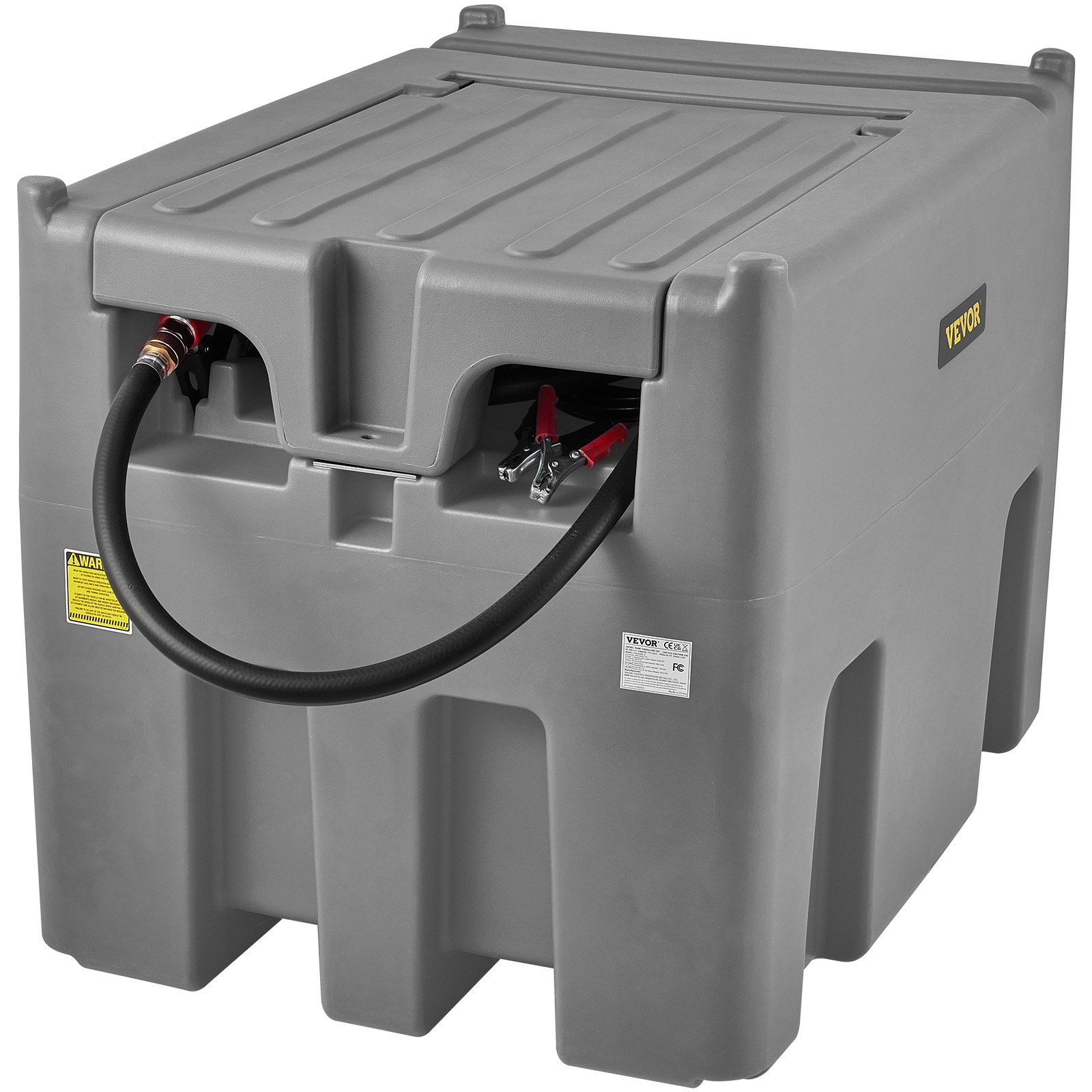 VEVOR Tragbarer Dieseltank 116 Gallonen Mobile Tankanlage, Grau ...