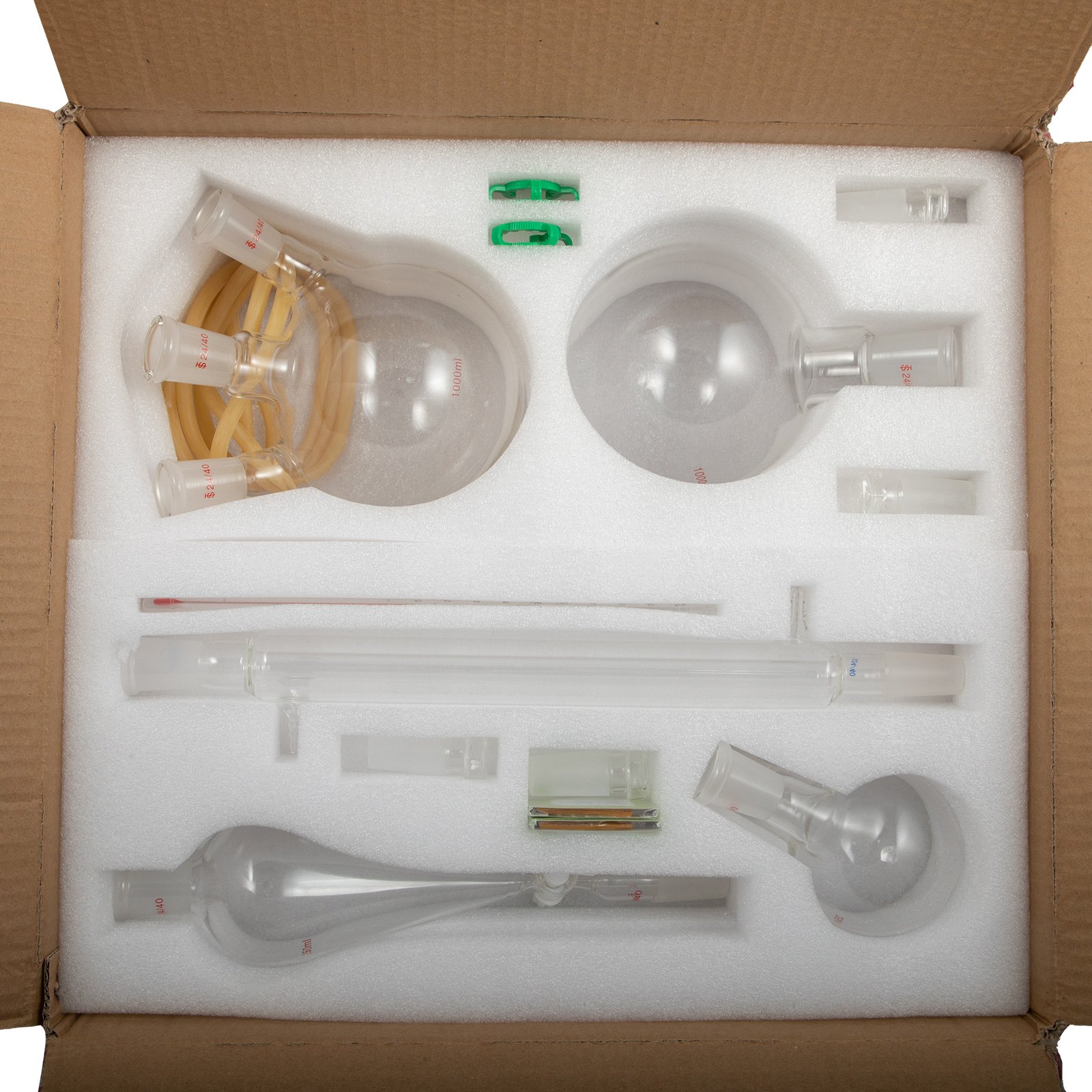 VEVOR Laboratory Glass Set 24 40, Laboratory Glass Kitmit ...
