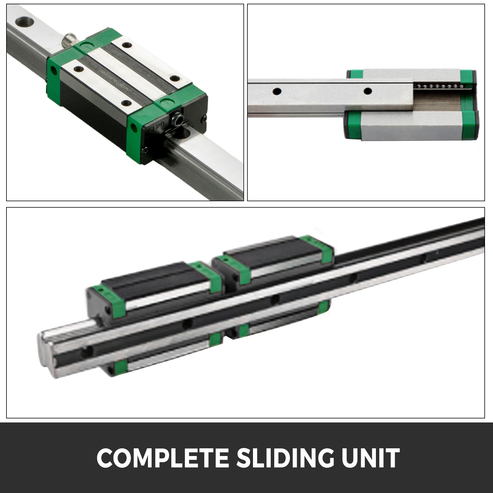 Linearschienen HGR20-200mm CNC Set 2x 4 Blöcke Kugelumlaufspindel ...