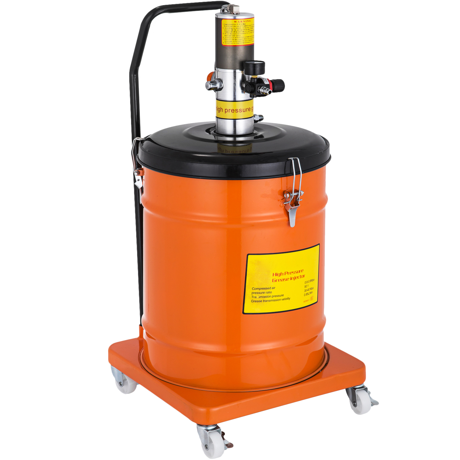 VEVOR Bomba De Engrase Aire A Presión 40l Engrasadora Neumática ...