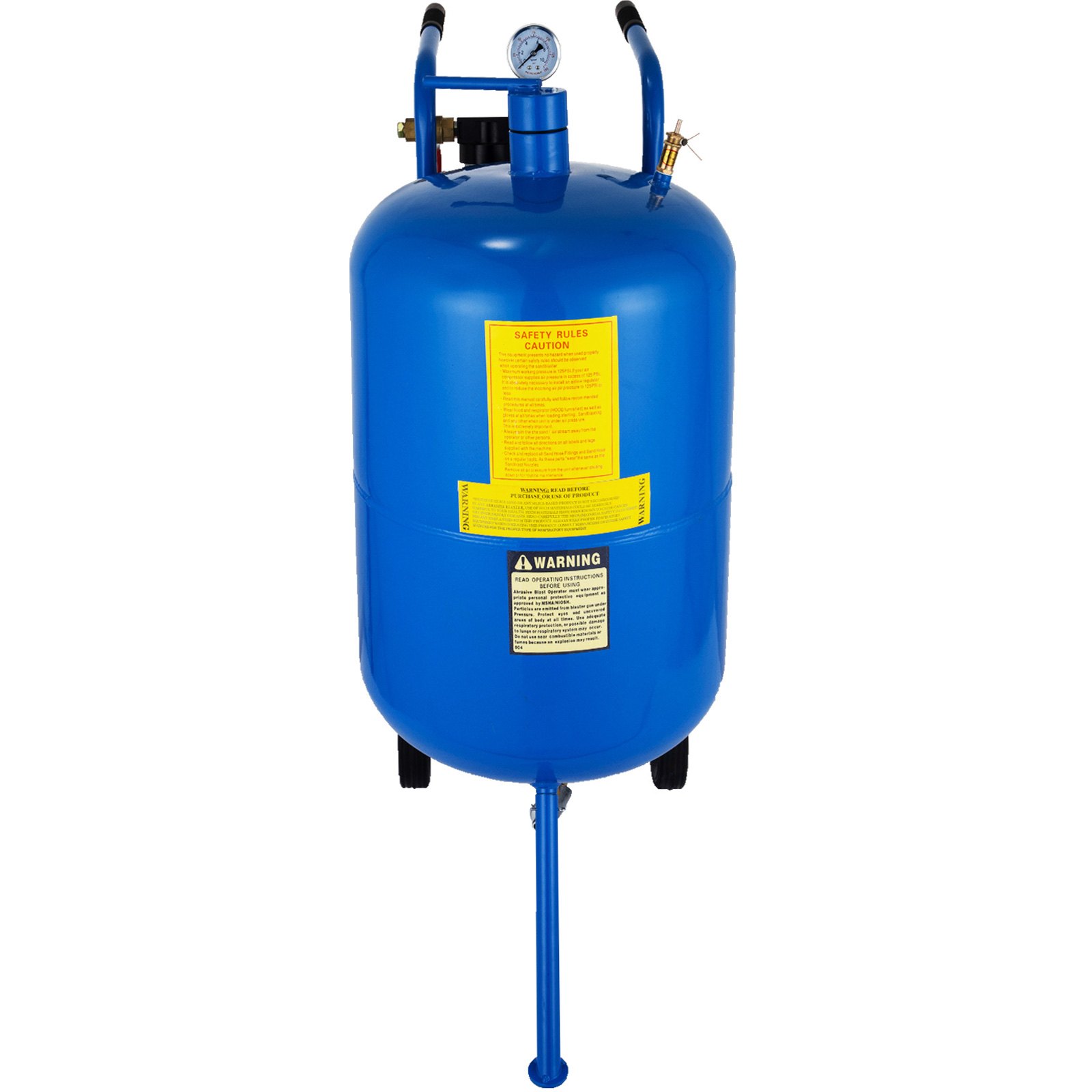 VEVOR Sableuse Pneumatiques en Acier, Machine de Sablage Bleue avec ...