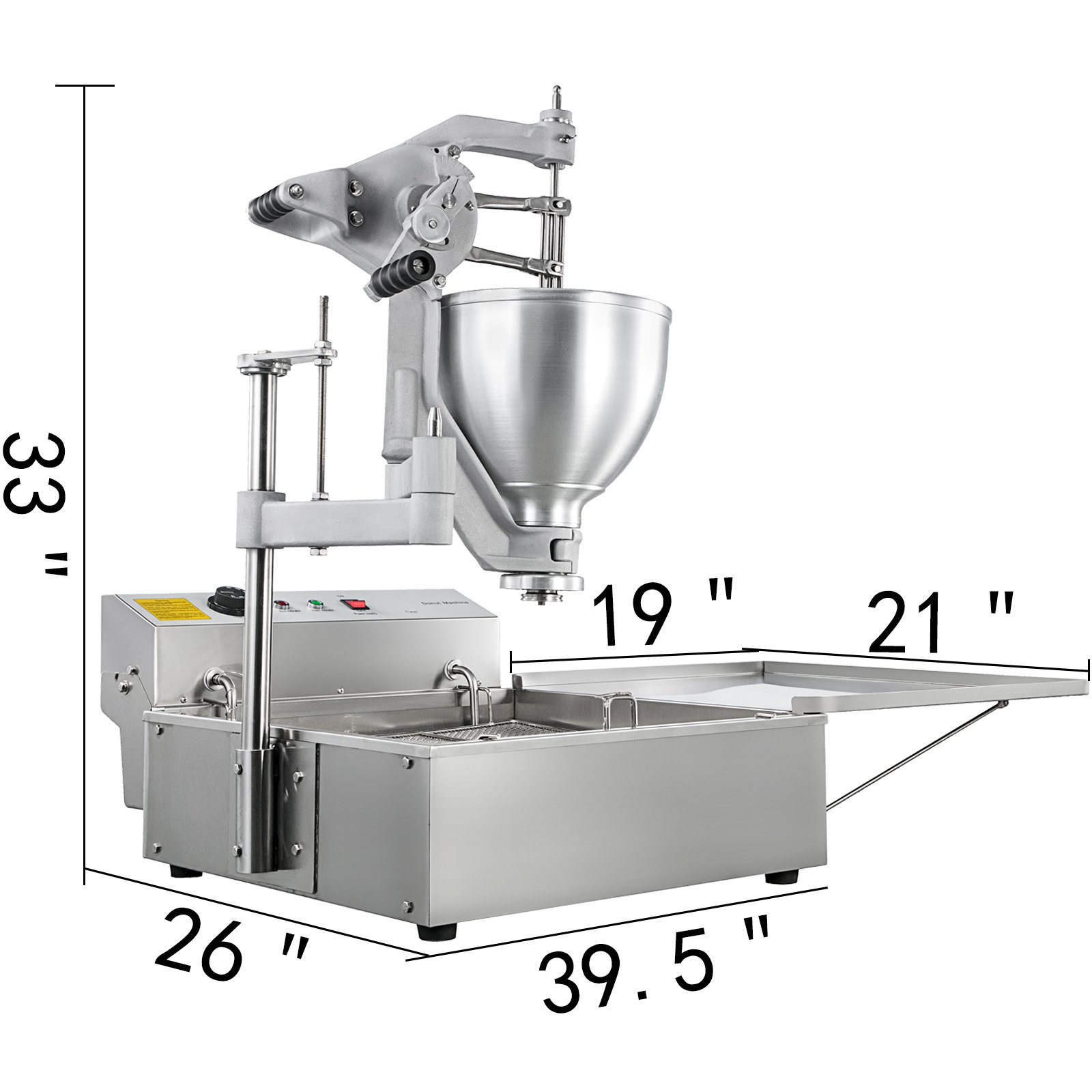 VEVOR Friteuse à Beignets Manuelle 220v Machine à Frire En Forme De ...