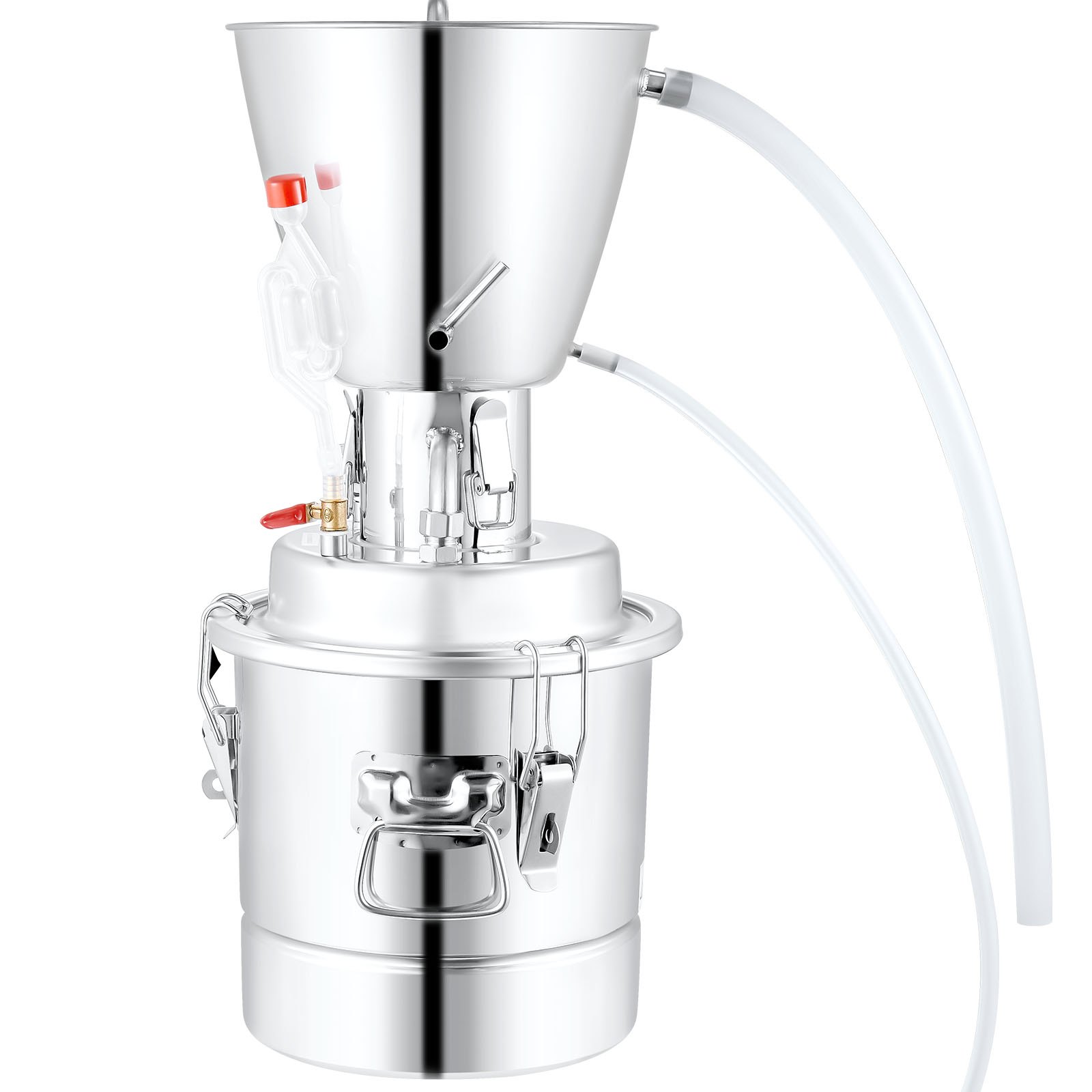 VEVOR Distillateur Alambic 50 L Chaudière à Spiritueux en Inox ...