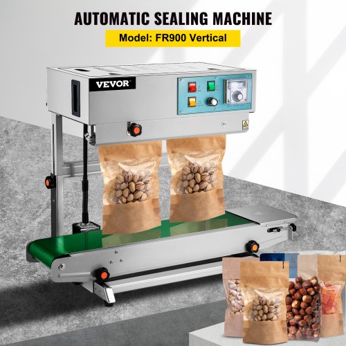 Fr-900 Machine Scellage Automatique 700w Sac Sceller Verticale 6-12mm ...