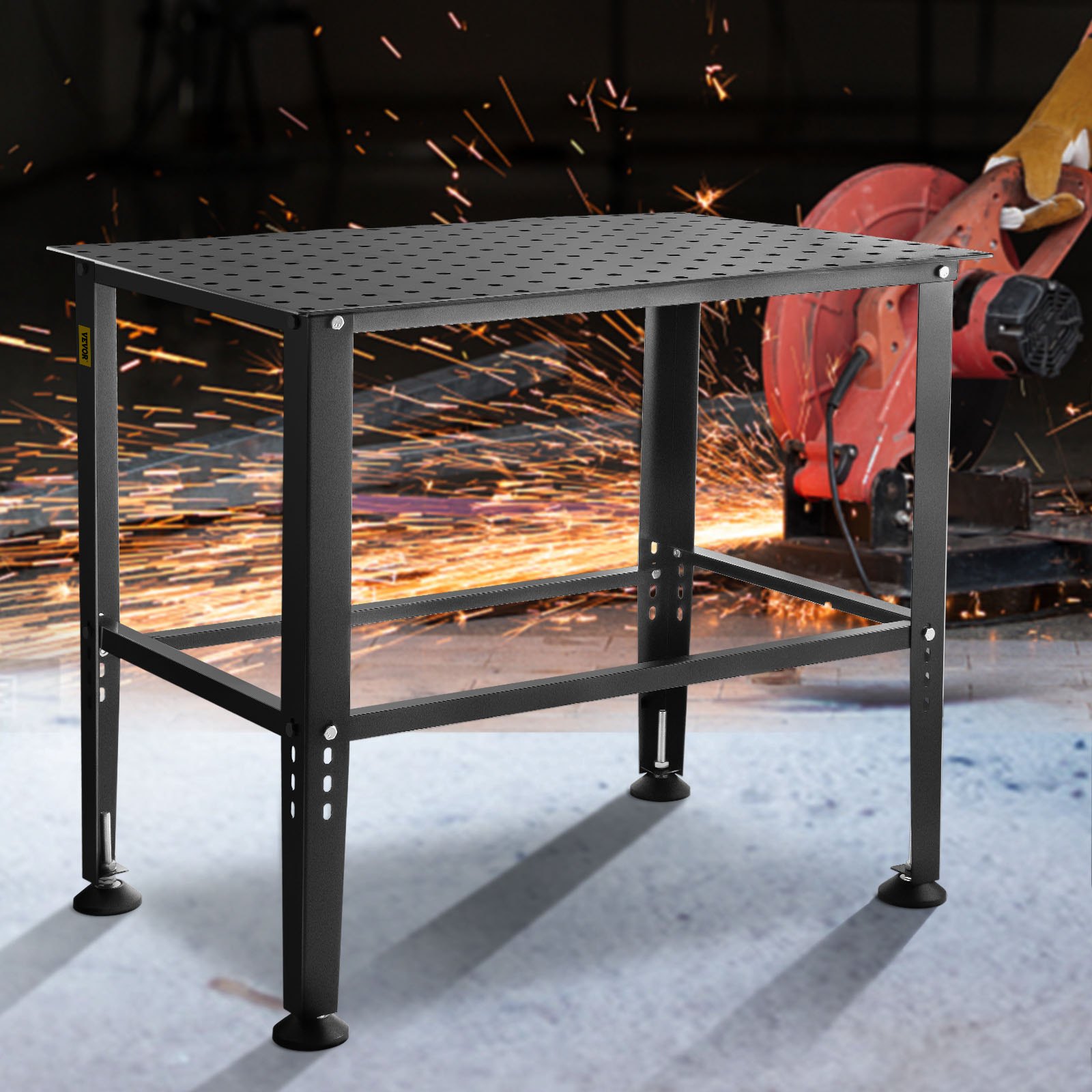 VEVOR Table de Soudure Réglable Capacité de 272 kg Table de Soudage en ...