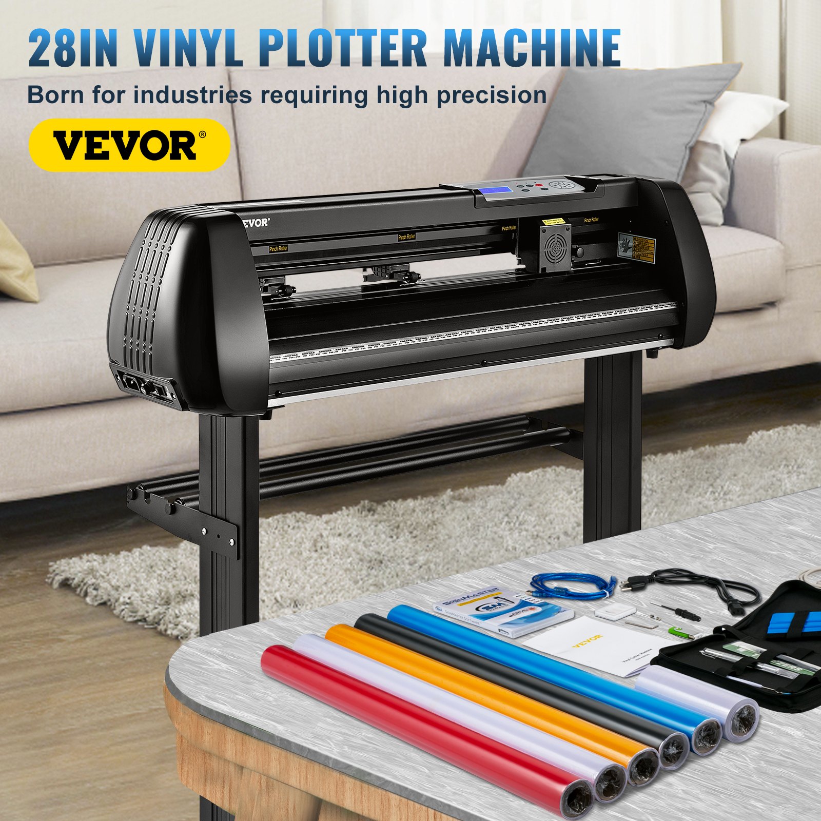 VEVOR Plotter de Découpe Vinyle Traceur de Coupe 720 mm avec Logiciel ...