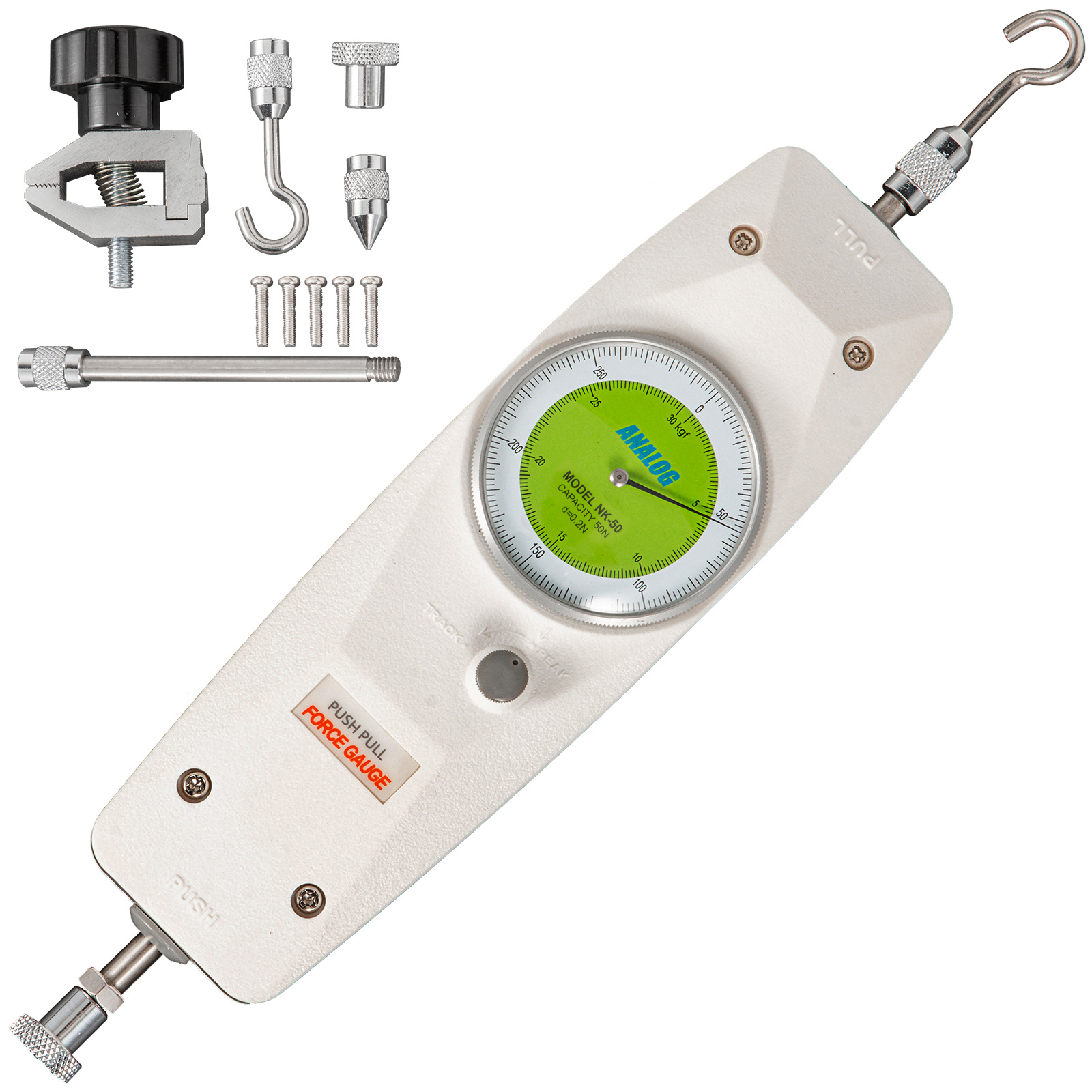 Vevor Jauge De Force Testeur De Force De Traction 50 N/5 Kg Dynamomètre ...