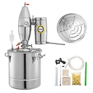 Diy Distillateur Alambic 20l Acier Inox Distillateur Eau Alcool Avec ...