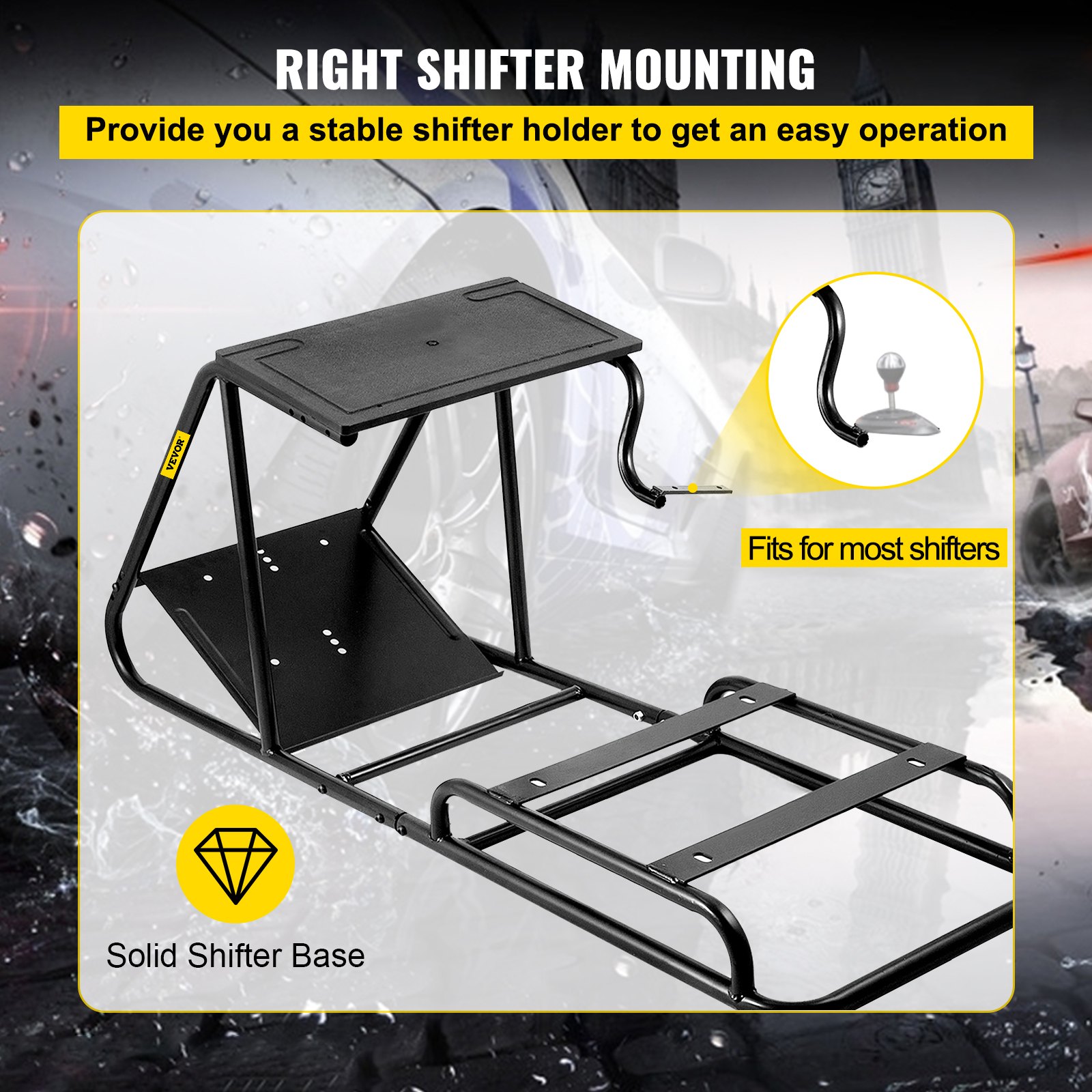 VEVOR Support Volant PS4 Playseat Simulateur de Course Jeu de Cockpit ...