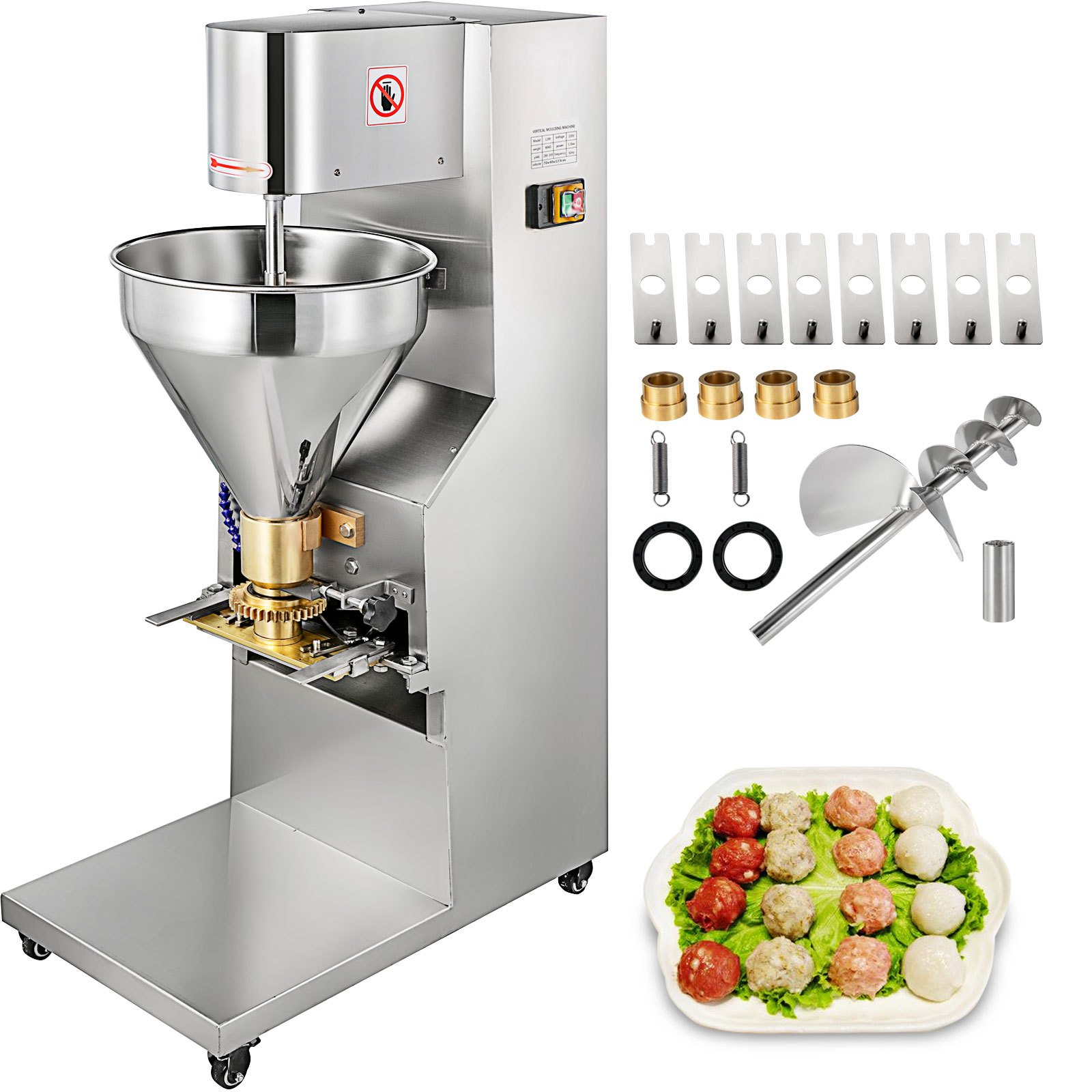 VEVOR Machine à Boulette De Viande/Poisson, Fabricant De Boulettes De ...