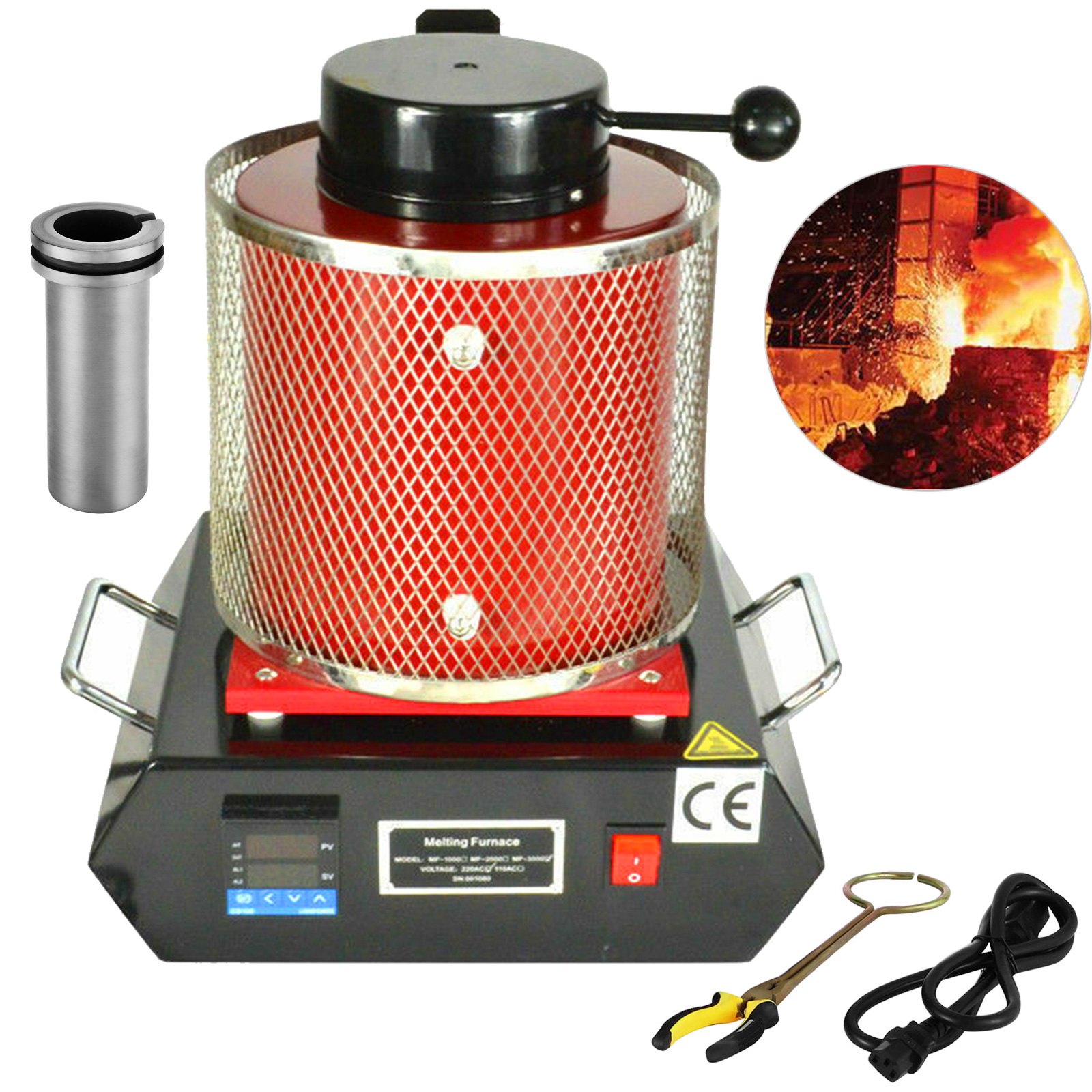 VEVOR Four de Fusion Automatique Numérique 2 kg 150 °C 1750 W Four de ...
