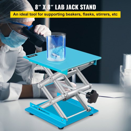 VEVOR Table Élévatrice de Laboratoire 20x20 cm Plate-Forme de Levage de ...