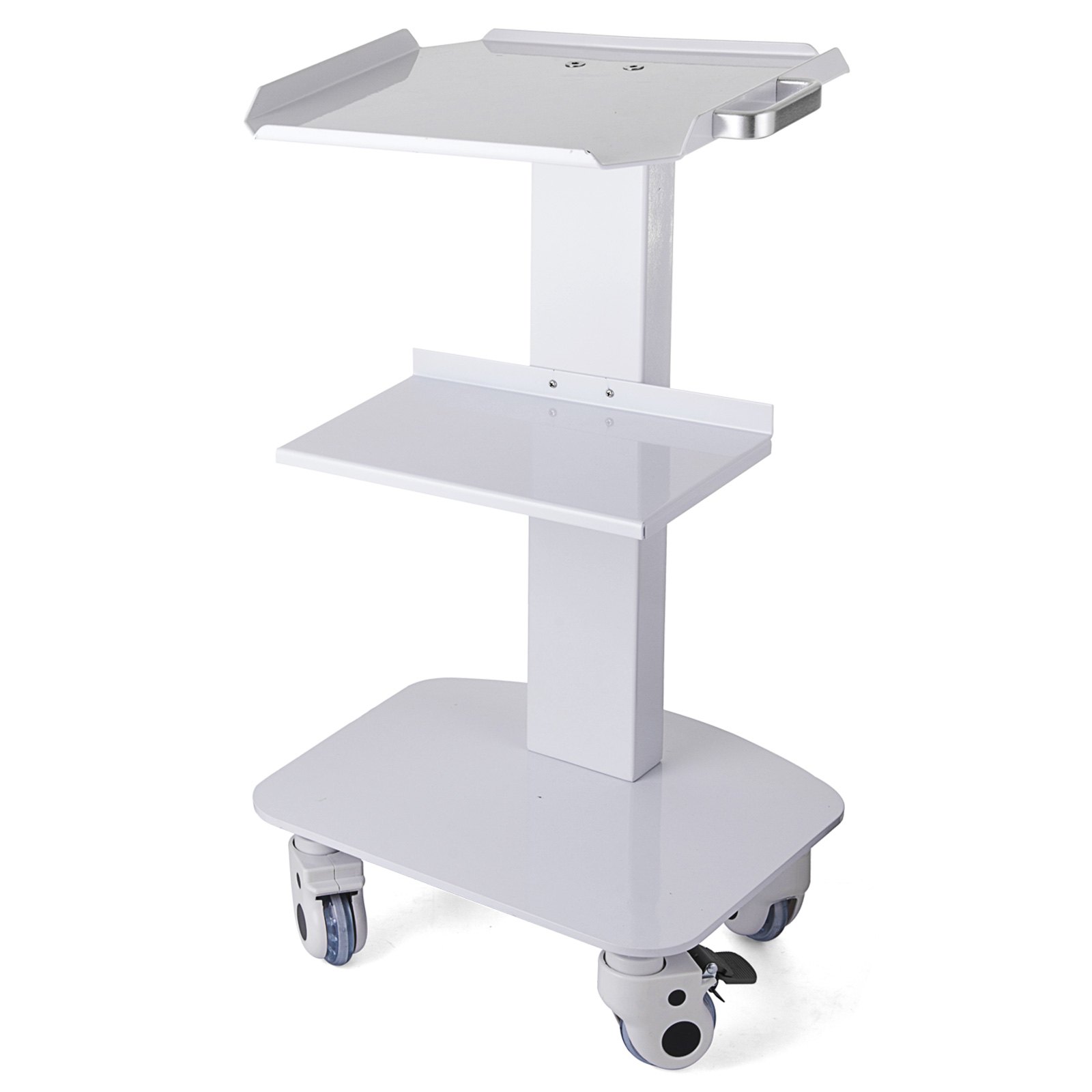 VEVOR Chariot de Laboratoire 2 Roues, Roulante Desserte Verrouillables ...