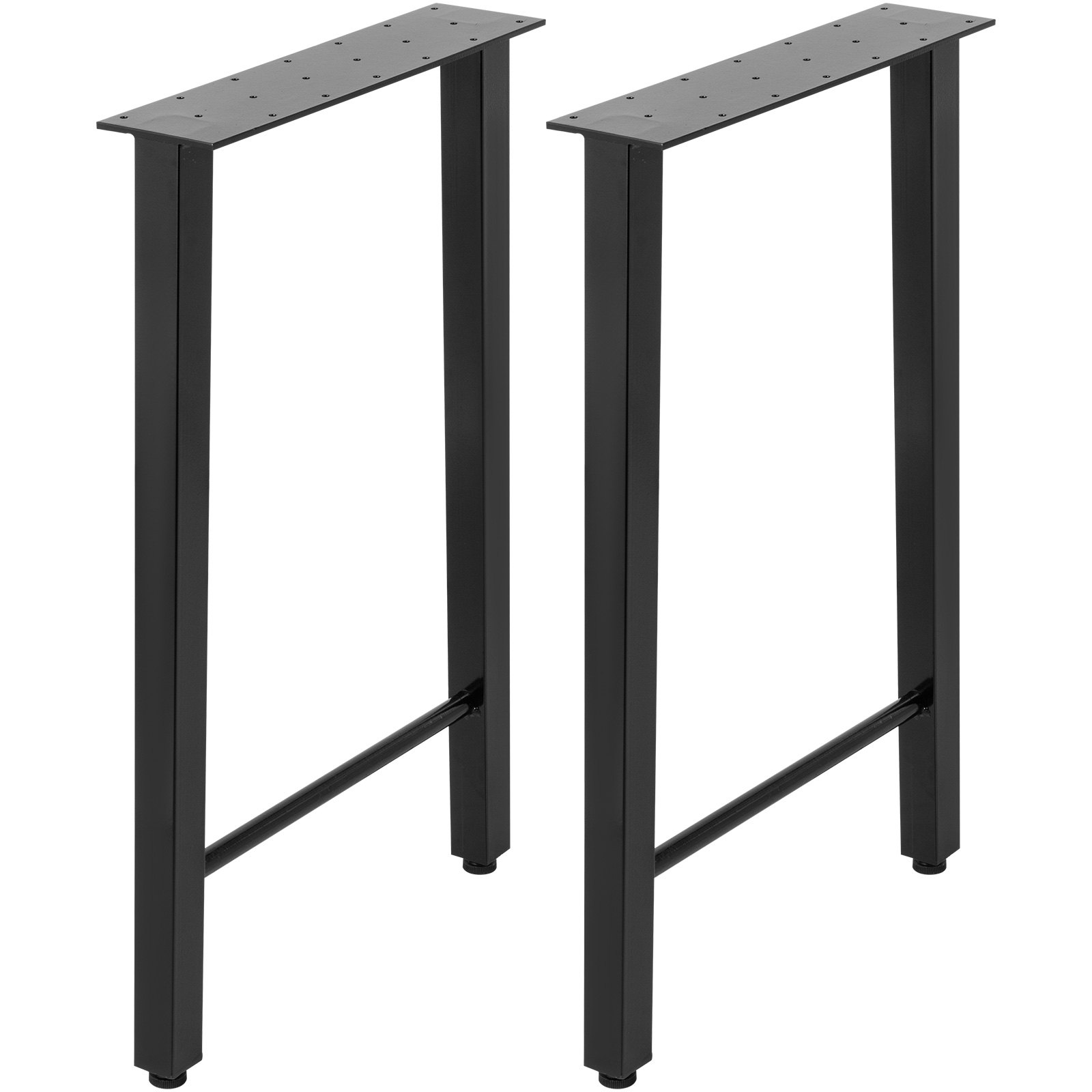 VEVOR 2pcs Pieds de Table Réglable Hauteur Pieds de Table en Acier ...