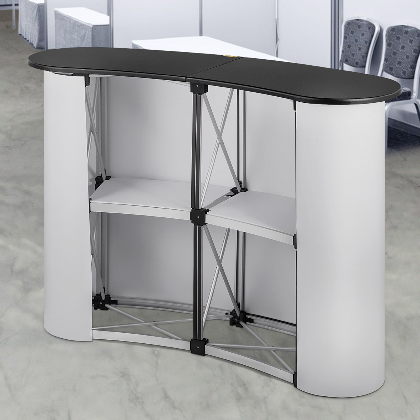 VEVOR Stand de Foire Expo 130x40x98 cm Table d'Exposition Pliable ...
