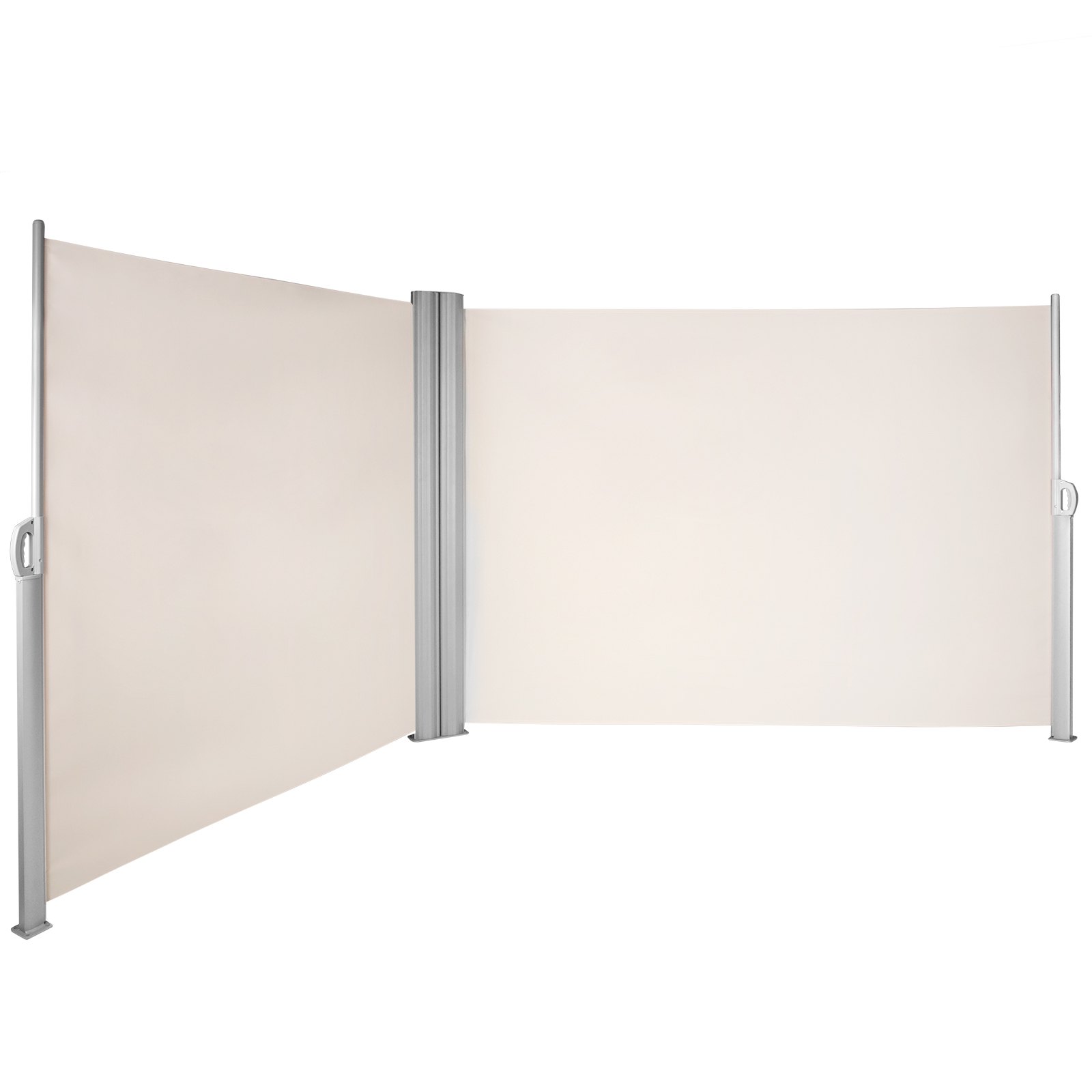 VEVOR Paravent Retractable Exterieur Blanc Double 63x236pouces, Store ...