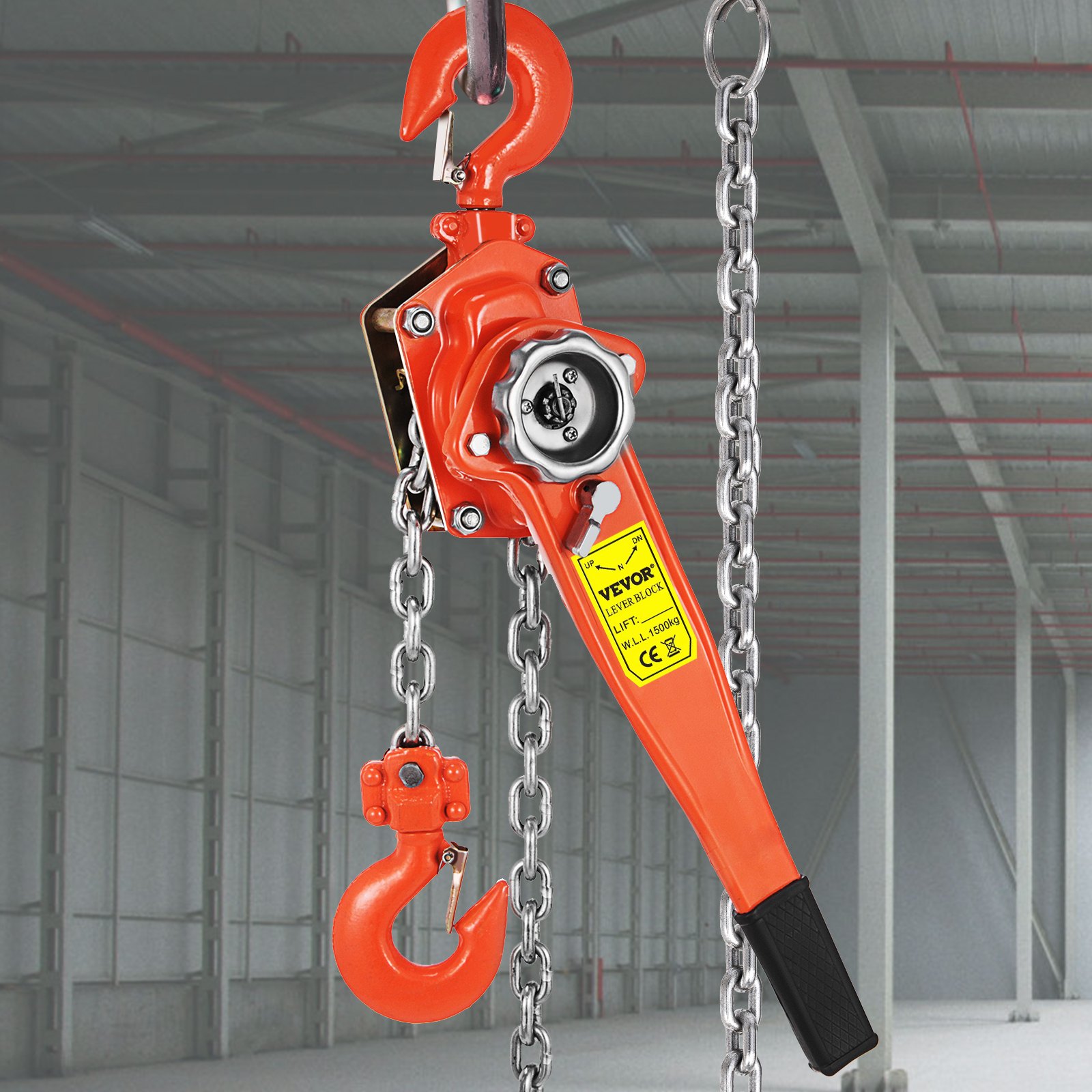 VEVOR VEVOR 3T 6M Paranco a Catena a Doppio Cricco Paranco a Catena In ...