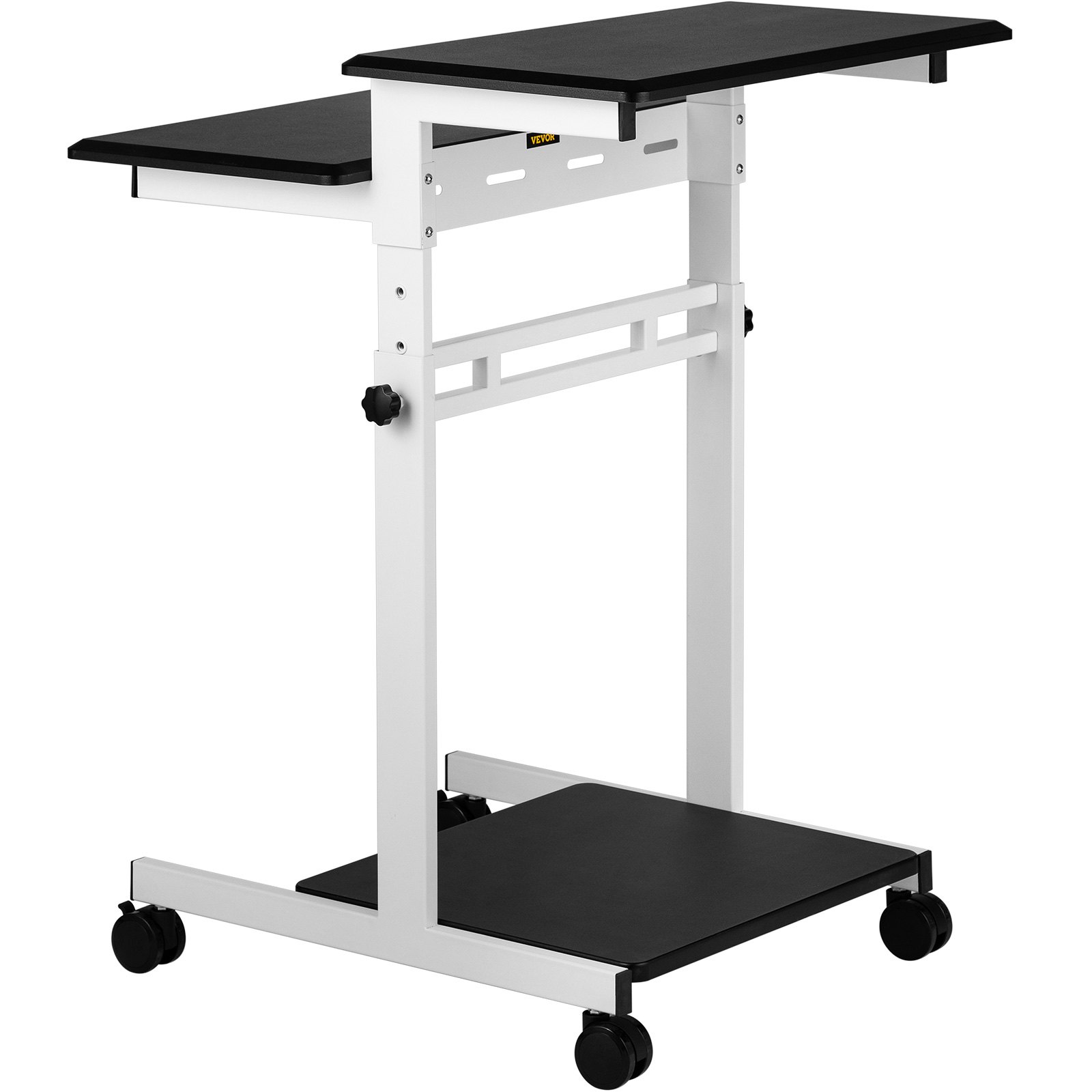 VEVOR VEVOR Scrivania Mobile a 3 Ripiani Regolabili da 87-119 cm ...