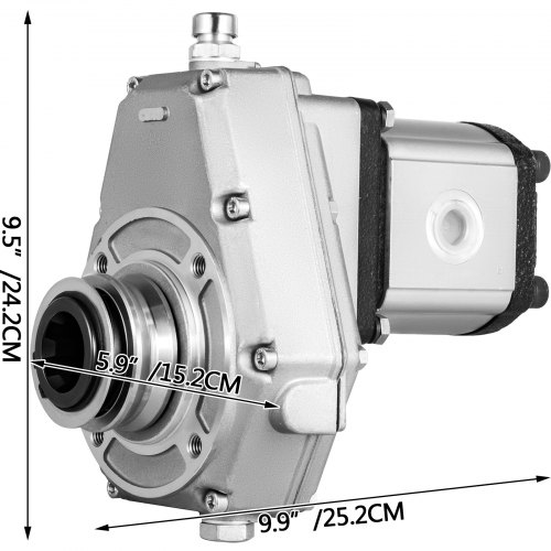 VEVOR Pompa Idraulica Cambio 540rpm Pompa Pto Idraulica Cilindro 20cc ...