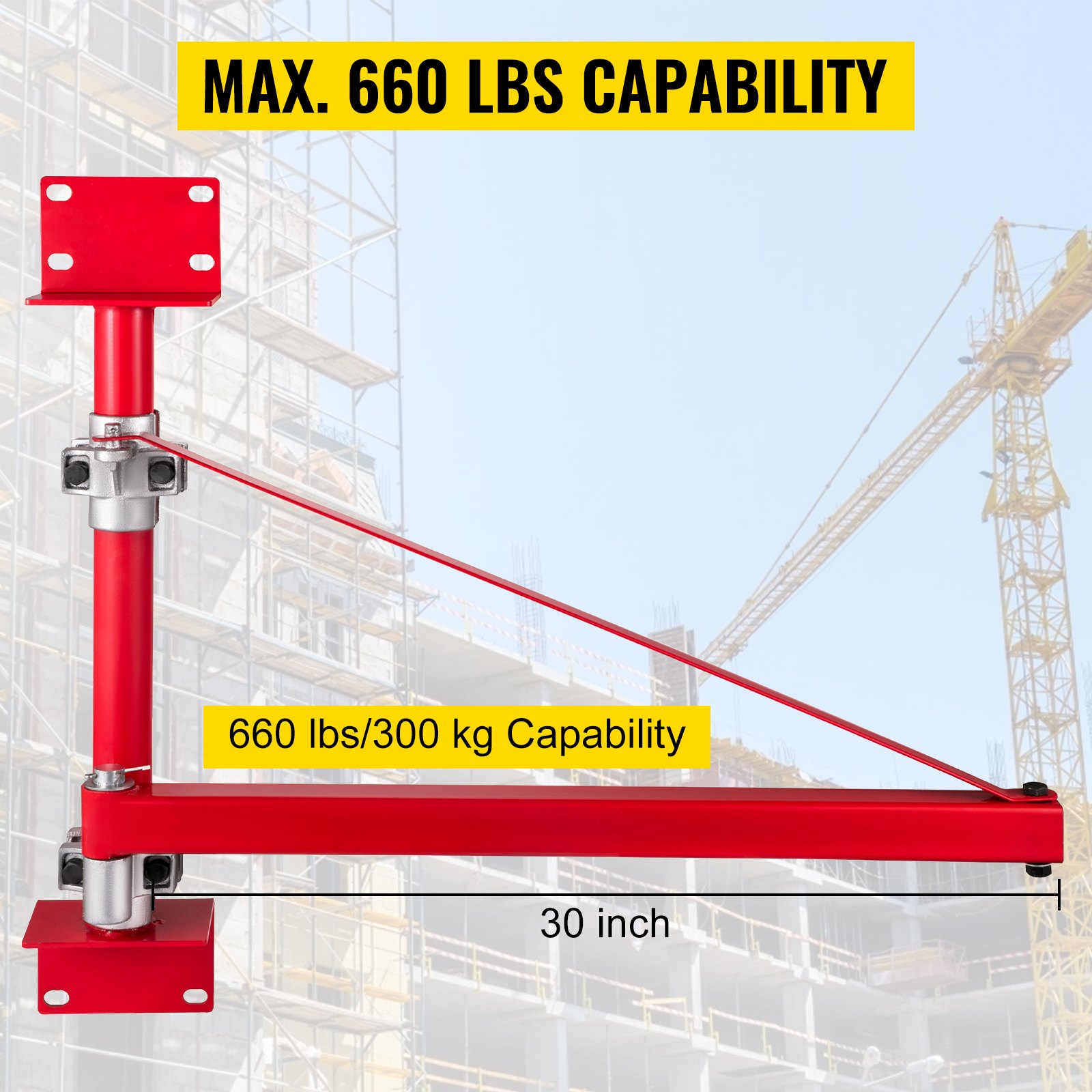 VEVOR Supporto Per Paranco Elettrico Braccio Di Gru Da 300~600kg 750 ...