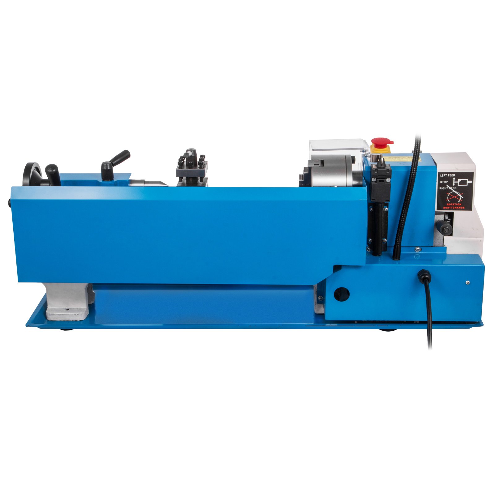 VEVOR VEVOR Mini Tornio 550 W in Metallo da Banco 17 x 35cm Velocità ...