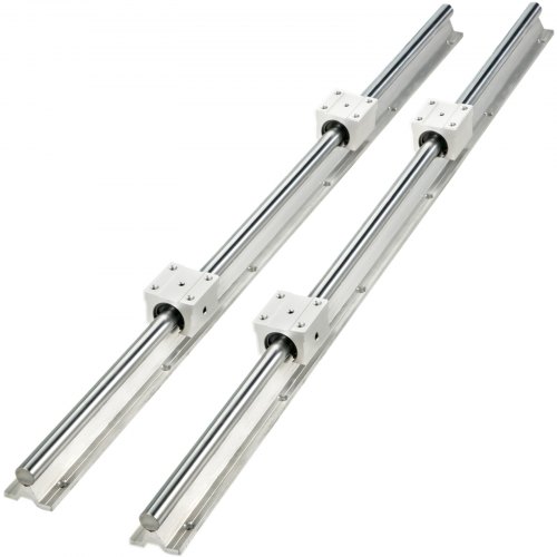 VEVOR Set 2 Guide Lineari Sbr Da 16 A 1200 Mm Guida Lineare Con 4 Pezzi ...
