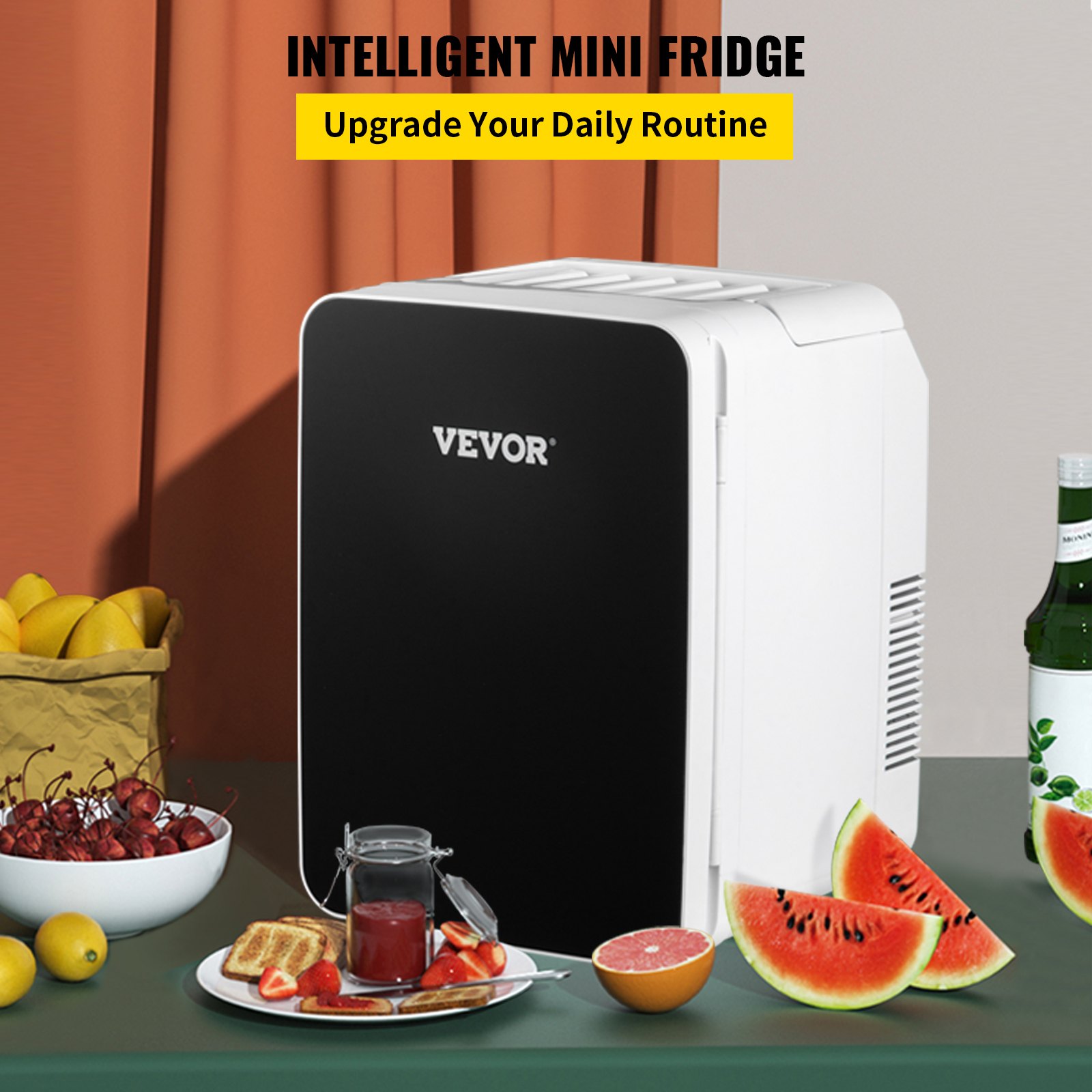 VEVOR Mini Nevera Mini Refrigerador Portátil Compacto Con Calentador 10 ...