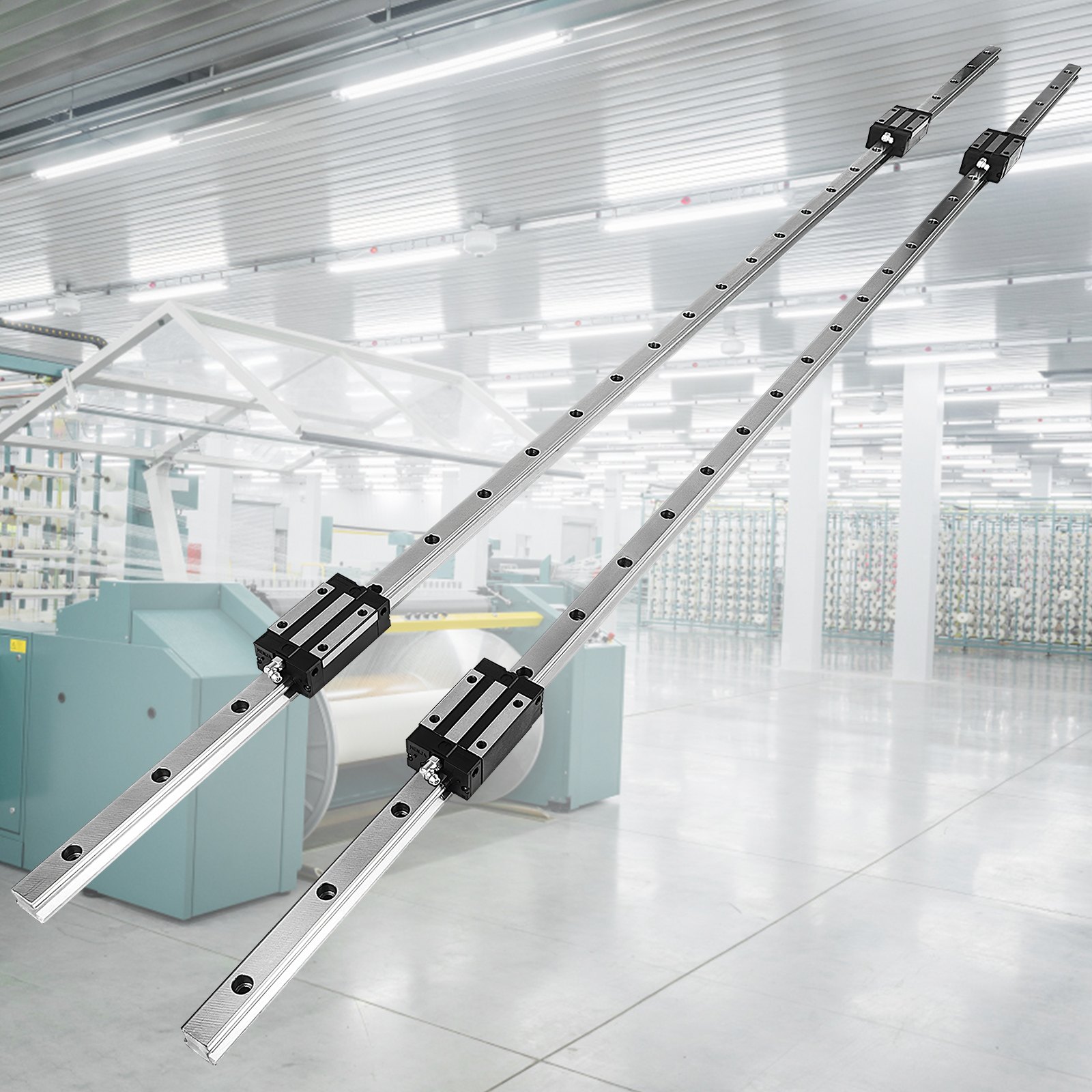 Lineaire geleider HGH20 - 1500mmA2×2 incl. 2 lineaire geleidingen en 4 ...