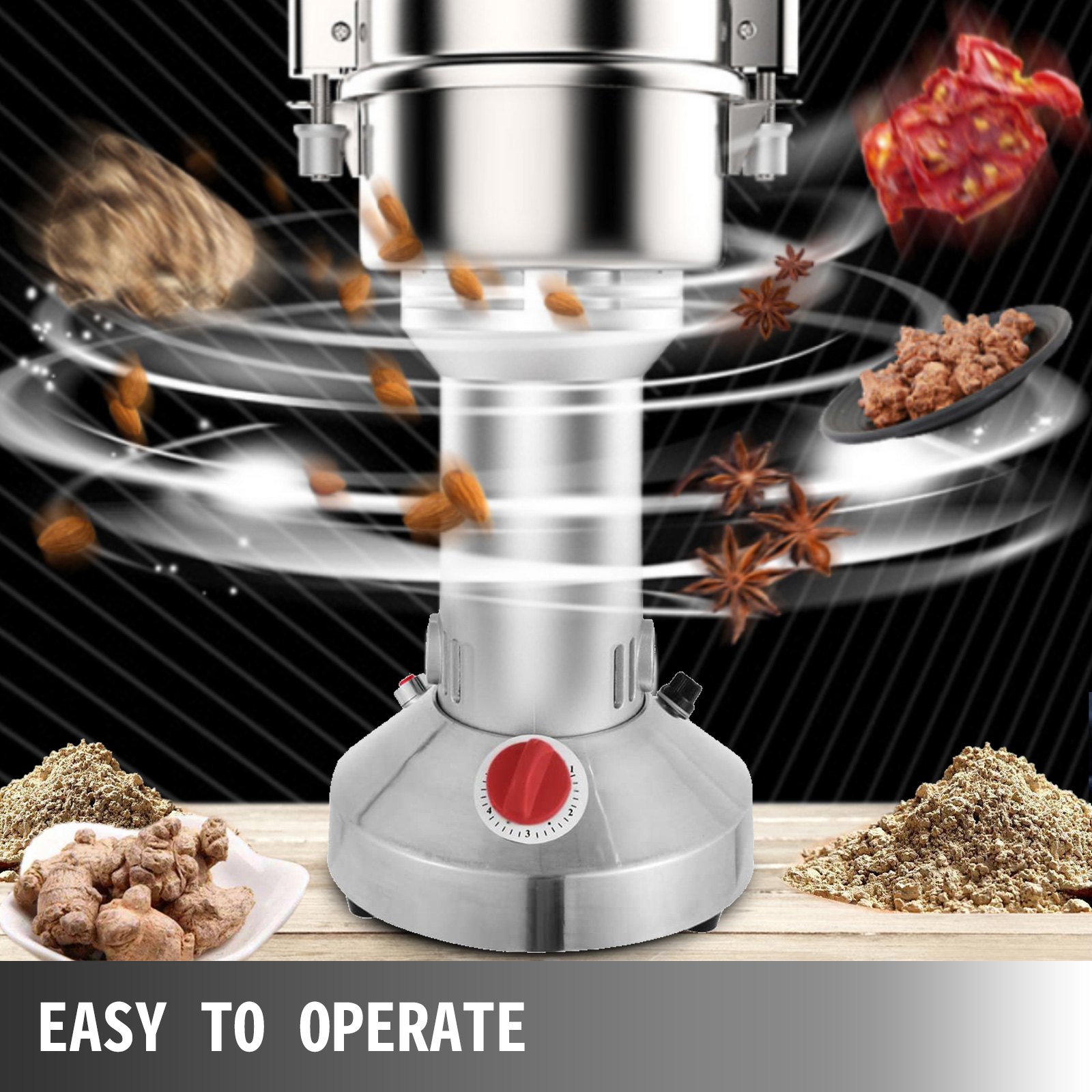 350g Elektrische Kruiden Graan Molen Grinder Meel Machine ...