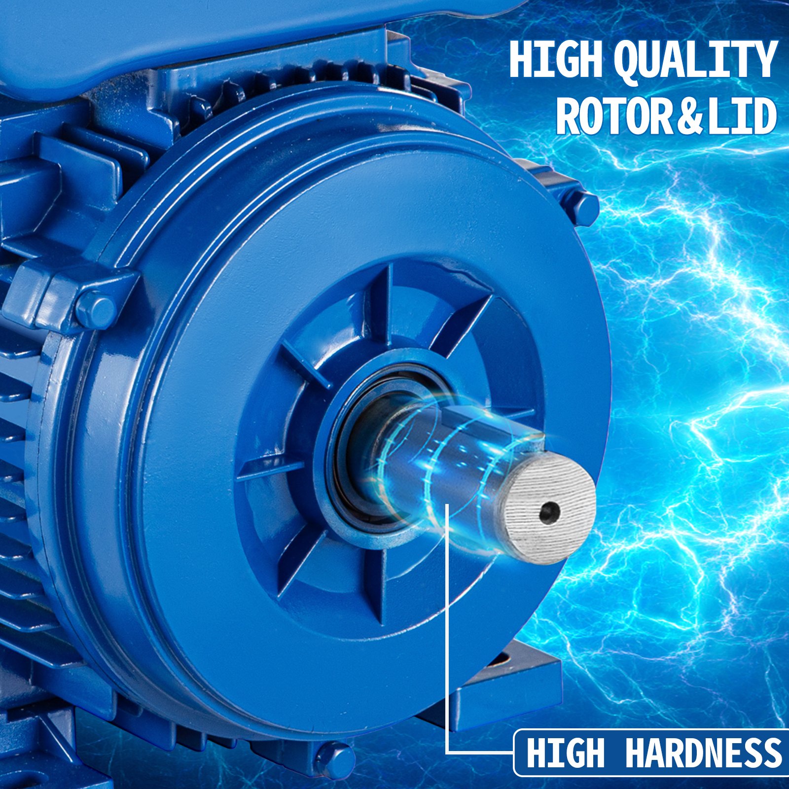 VEVOR Eenfasige Asynchrone Motor 2.2 KW Enkelfasige Asynchrone Motoren ...