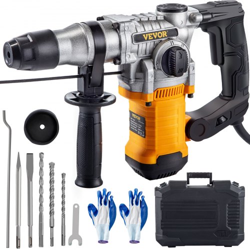 VEVOR Boorhamer 1" SDS Boormachine 9,5 A Professional Boorhamer 1050 W ...