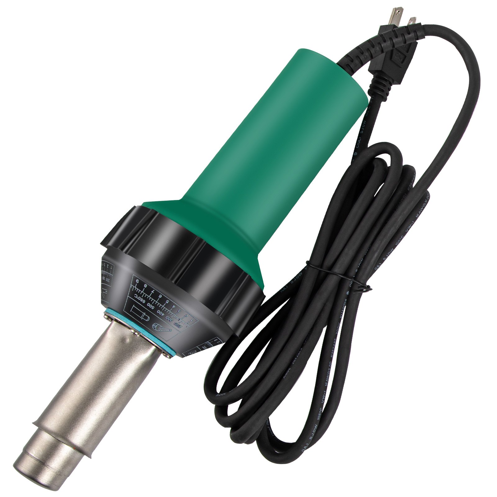 VEVOR Laspistool Kunststof 6 Stuks PVC Lassenpistool 1600W Lassen ...