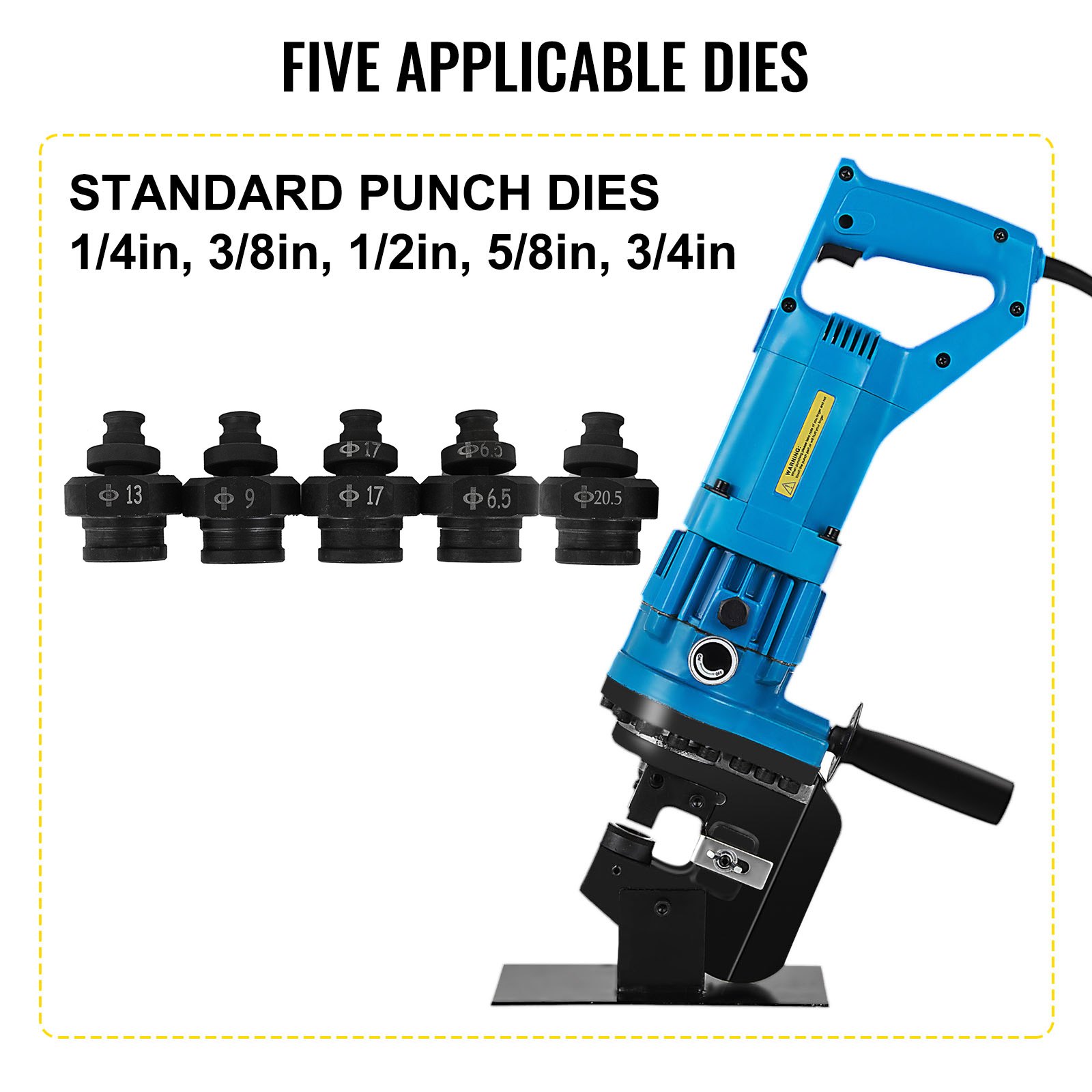MHP-20 900W Elektrische Hydraulische Plaatwerk Punch Staalplaat ...