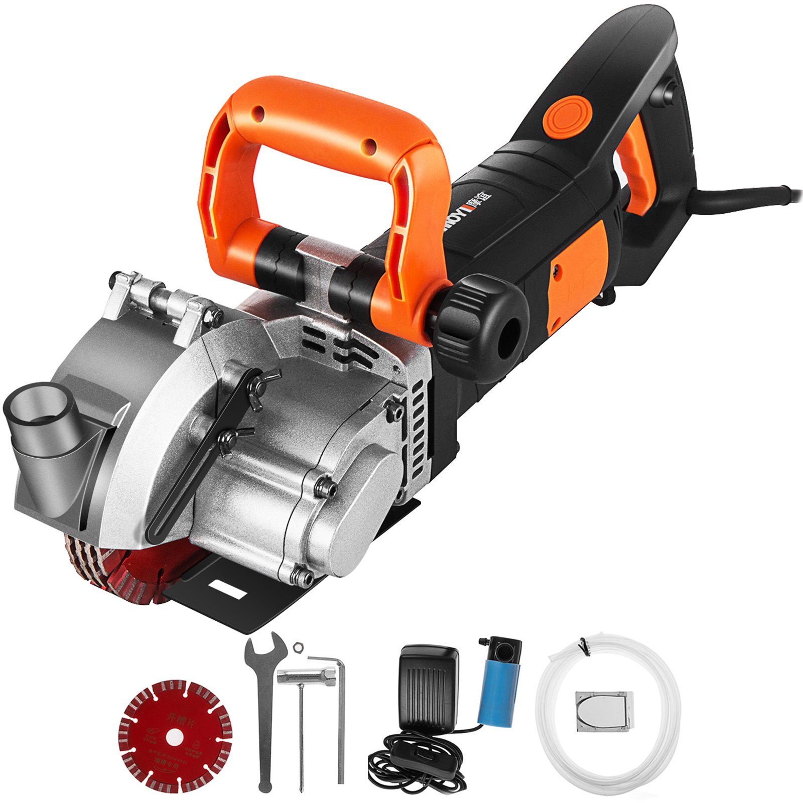VEVOR Elektrische Muurfrees 4800W Elektrische Sleuffrees 0-5000 Omw/min ...