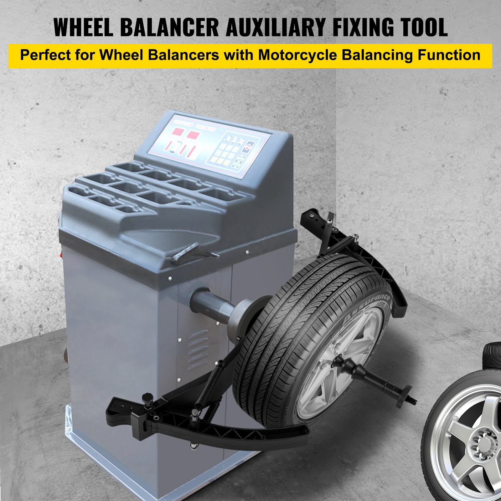 VEVOR Motorfiets Wiel Balancer Zwarte Motorfiets Band Wiel Balancer 8 ...