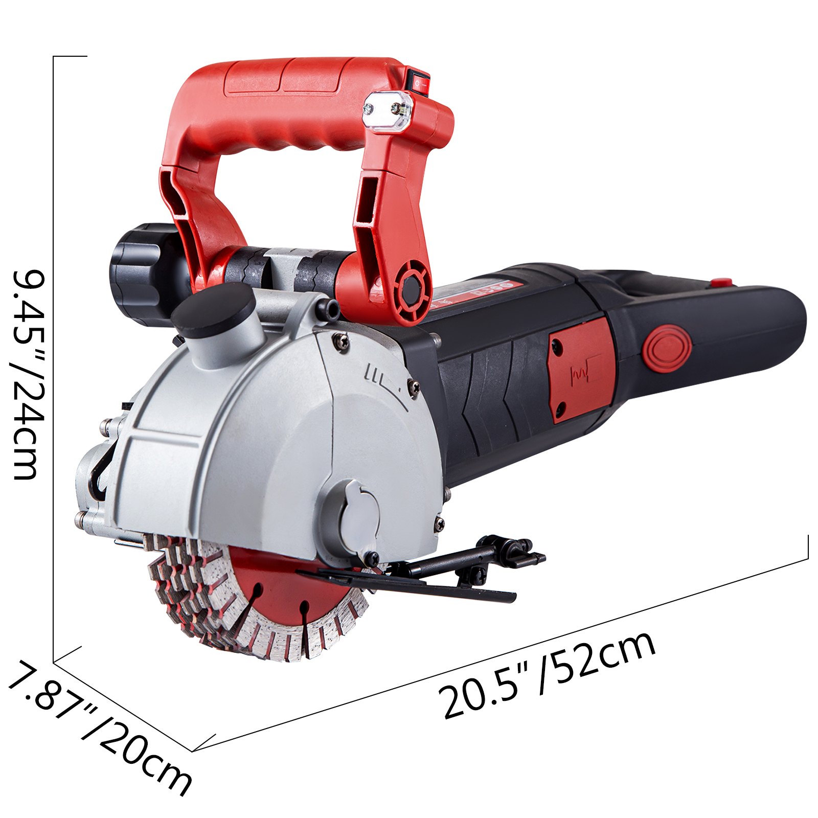 VEVOR Elektrische Muurfrees 41 mm Diepte, Elektrische Sleuffrees Kits ...