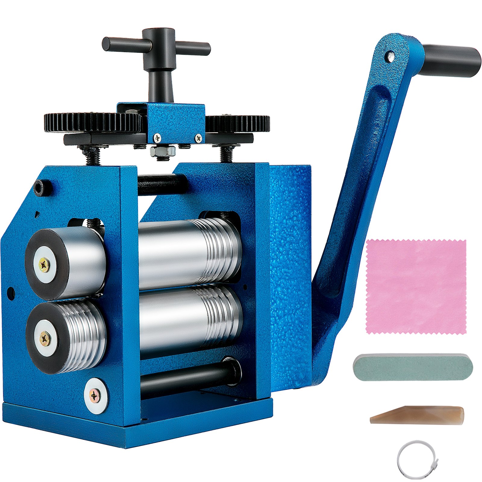 VEVOR Handmatige Walsmachine 112 mm Sieraden Walsmachine 26,5x13,5x29 ...
