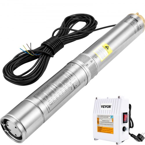 VEVOR 4" diepe bronpomp pijppomp bronpomp dompelpomp pomp 1100W 190L ...