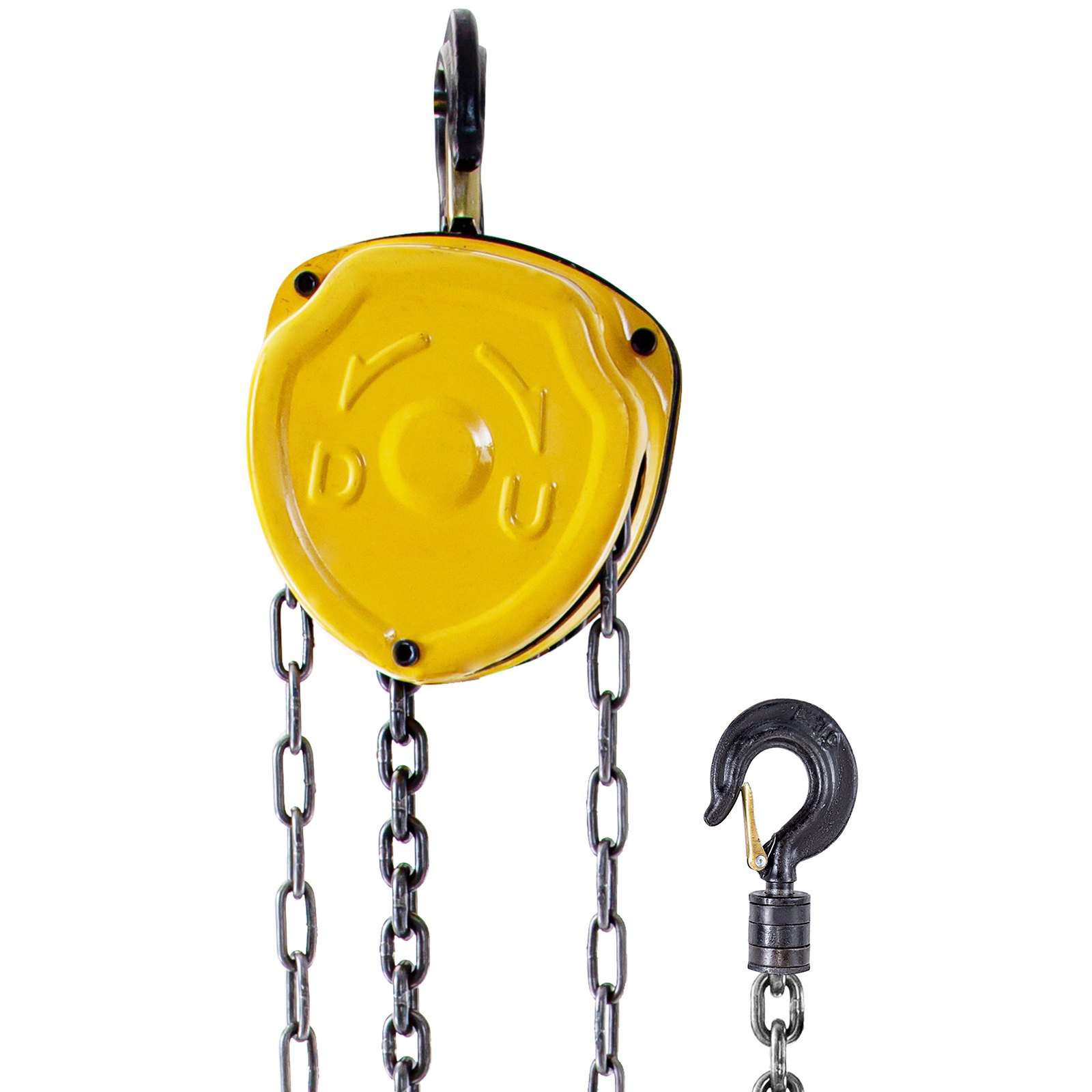 VEVOR rateltakel katrol kettingtakel takel ketting kraankabel 0,5T 3 m ...