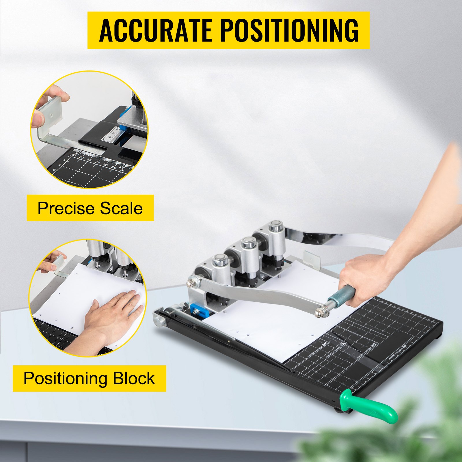 VEVOR Heavy Duty Hole Punch 300 Vel Heavy Duty Three Hole Punch ...