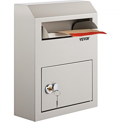 VEVOR Ideeënbus Donatiebus Staal 38x30,5x11cm Stembus Opmerkingenvak ...