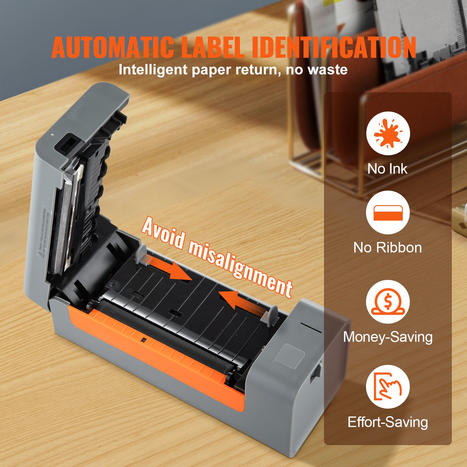 VEVOR labelprinter thermische printer labelprinter 2030DPI labelprinter ...