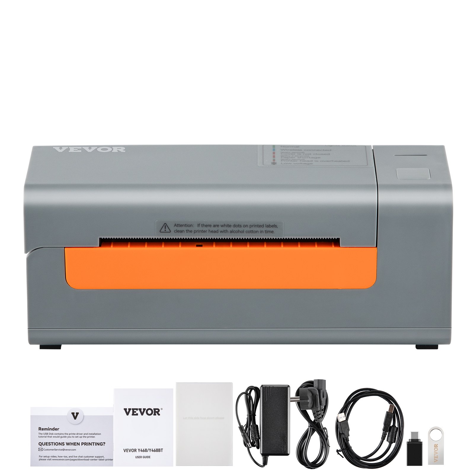 VEVOR labelprinter thermische printer labelprinter 2030DPI labelprinter ...