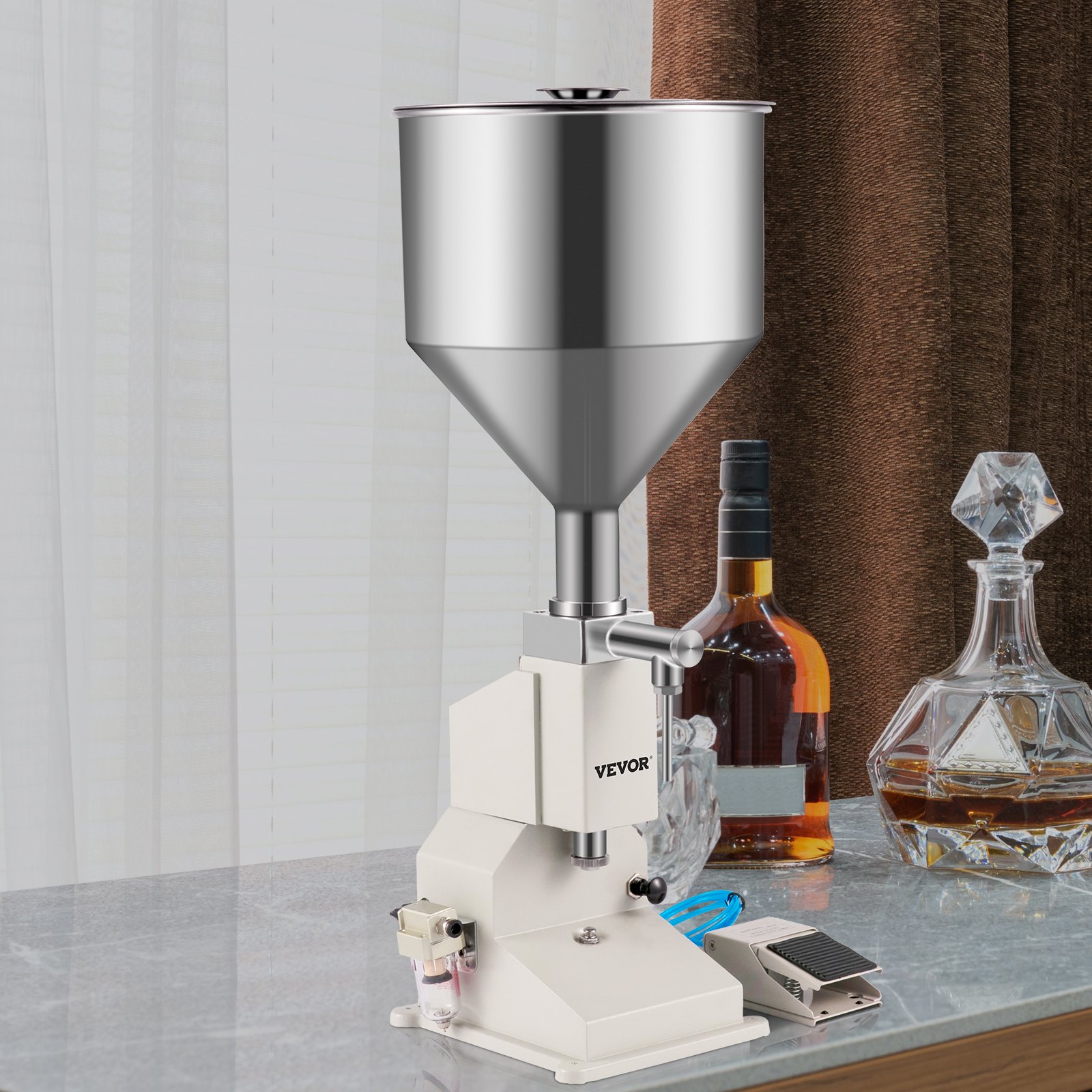 VEVOR Pneumatische Vulmachine 10L, Pneumatisch Vloeistof Vulmachine 0,4 ...