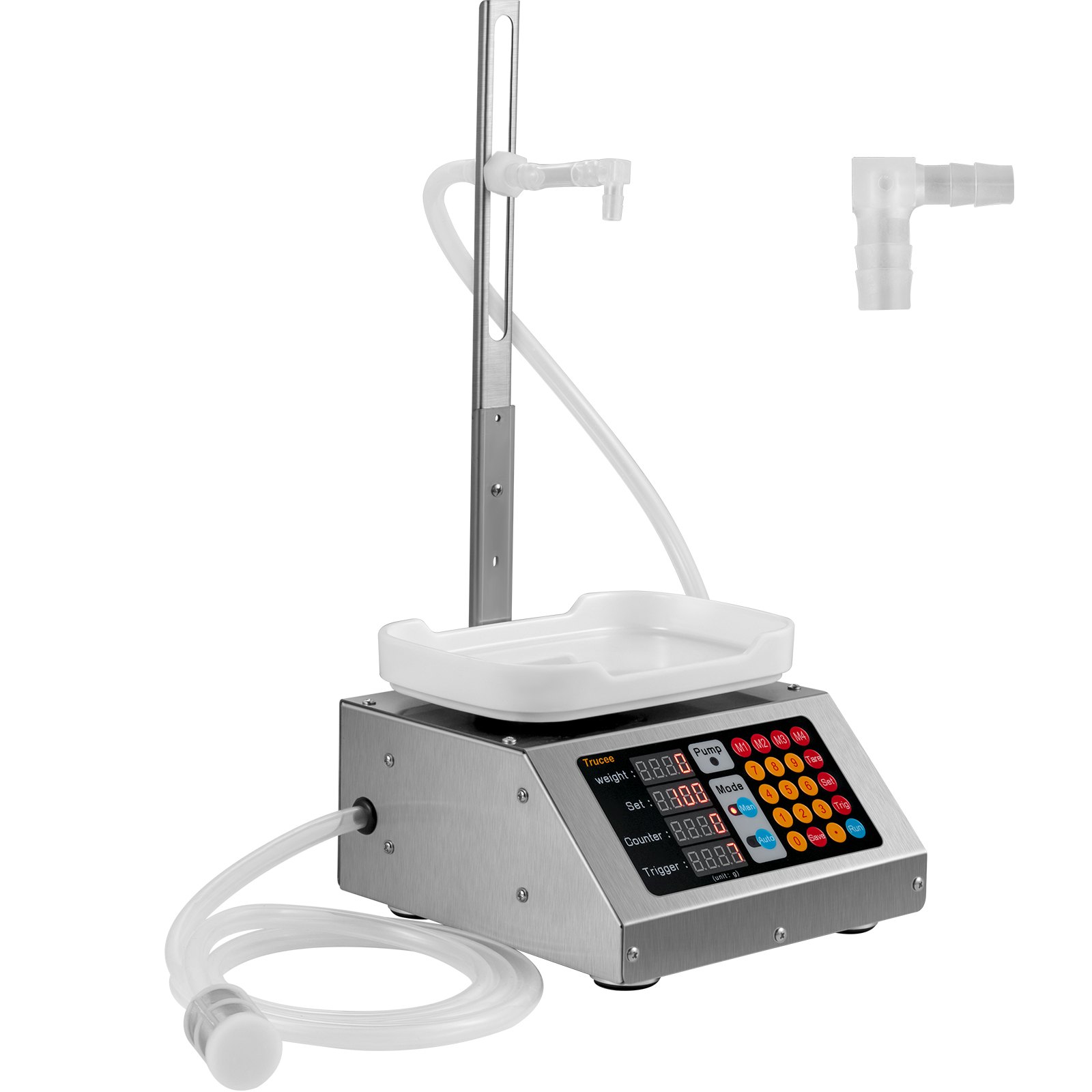 VEVOR Vloeibare Vulmachine 3000 g Vloeibaar Verpakking Machine 3,2 L ...
